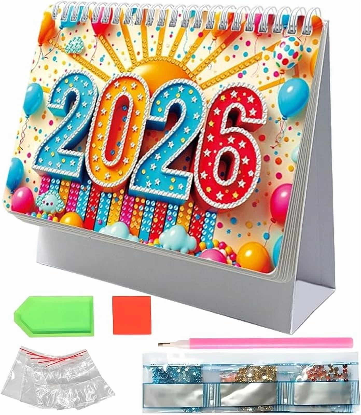 Diamond Art Calendar 2026 | Diamond Painting Calendar | 2026 Standing ...