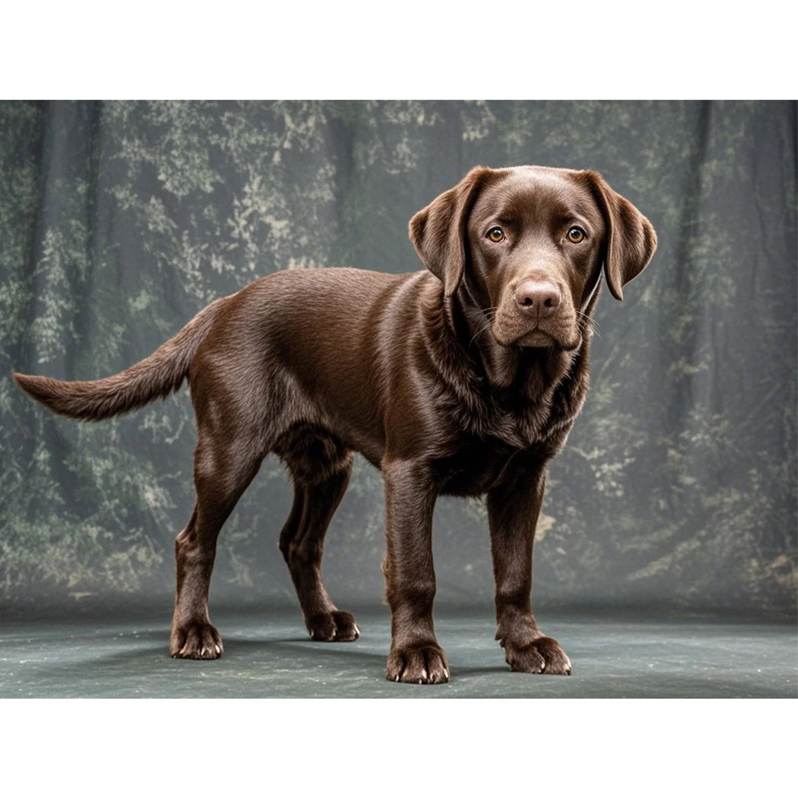 Diamond Art Chocolate Labrador Retriever 5D Diamond Painting DIY Kits ...