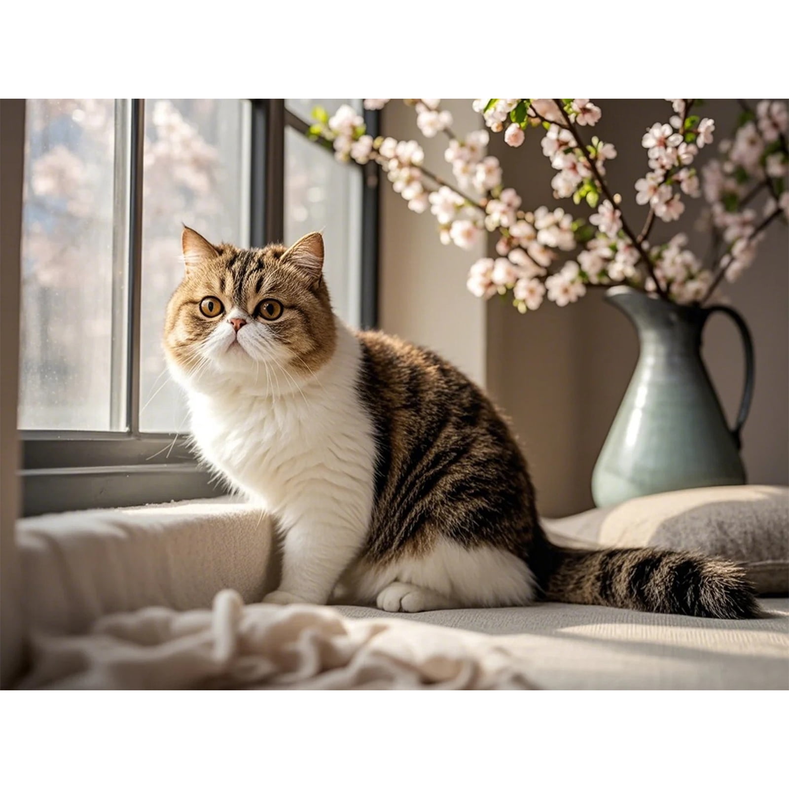 Diamond Art Exotic Shorthair Cat Kitten 5D Diamond Painting DIY Kits ...
