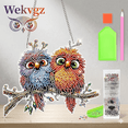 Wekvgz Diamond Art Hanging Kit for Adult Rhinestone DIY Diamond Art ...