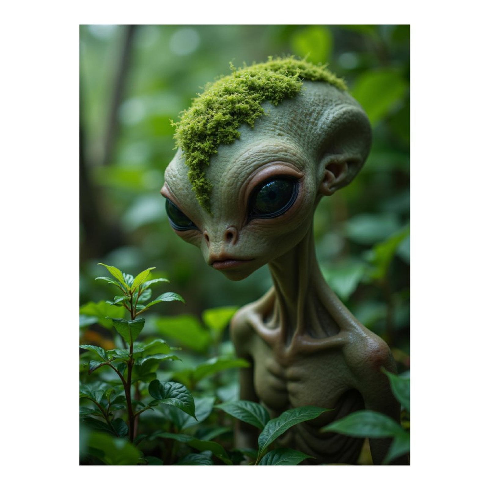 Diamond Art Kit for Adults, Alien Creature Nature Green Moss Diamond ...