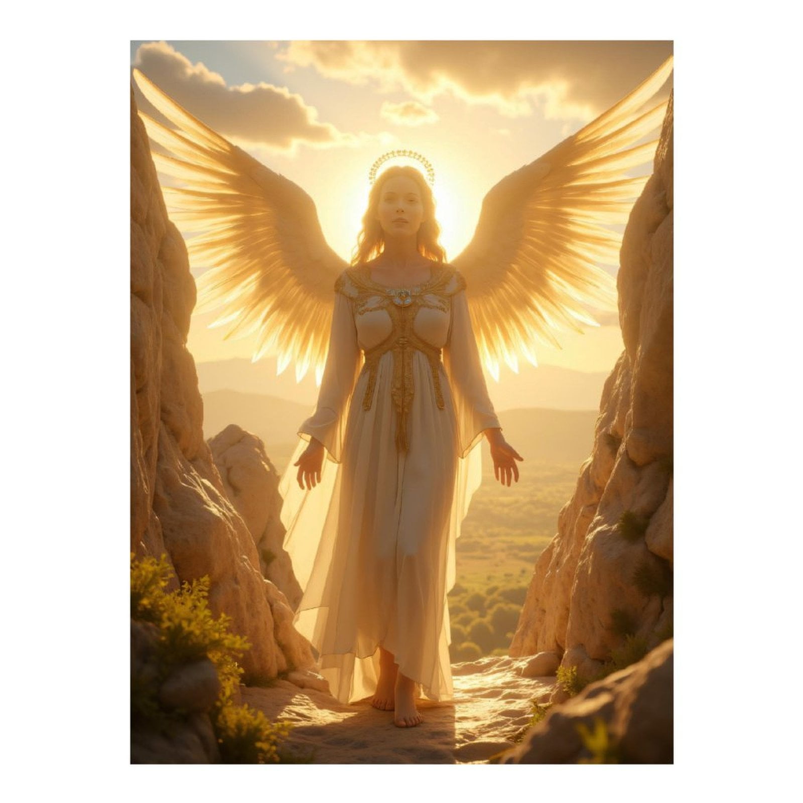 Diamond Art Kit for Adults, Angel Wings Glowing Light Diamond Painting ...
