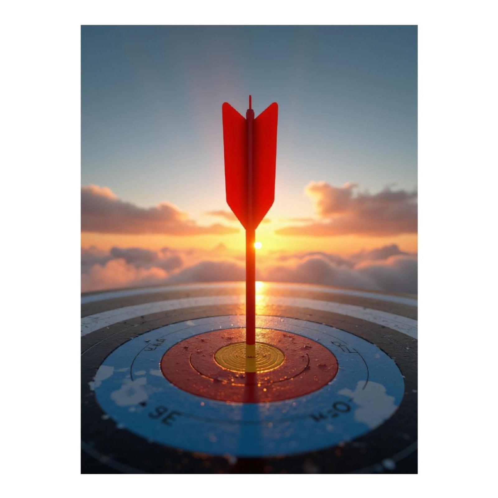 Diamond Art Kit for Adults, Arrow Sunset Sky Aim Diamond Painting for ...