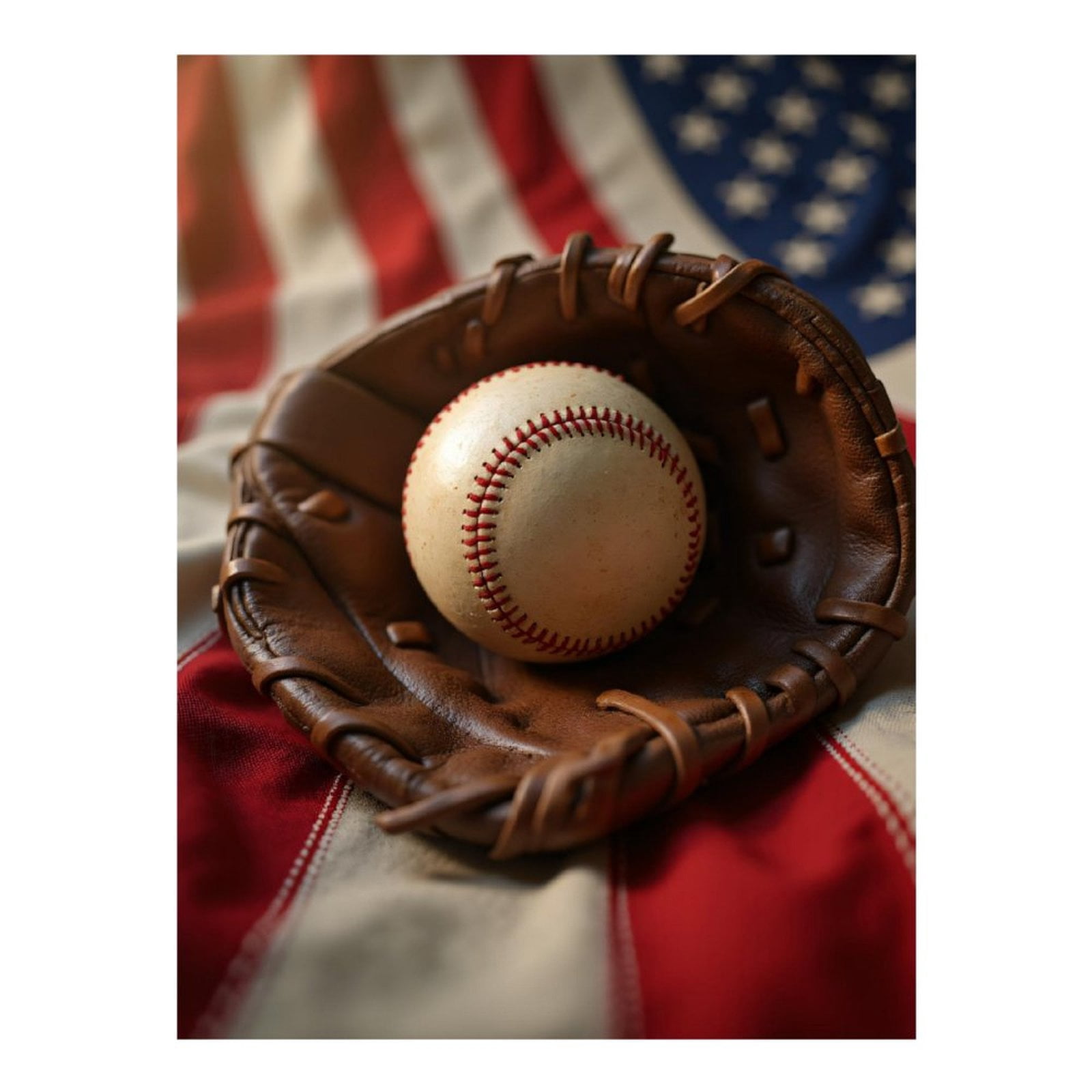 Diamond Art Kit for Adults, Baseball Glove And Ball Patriotic Diamond ...