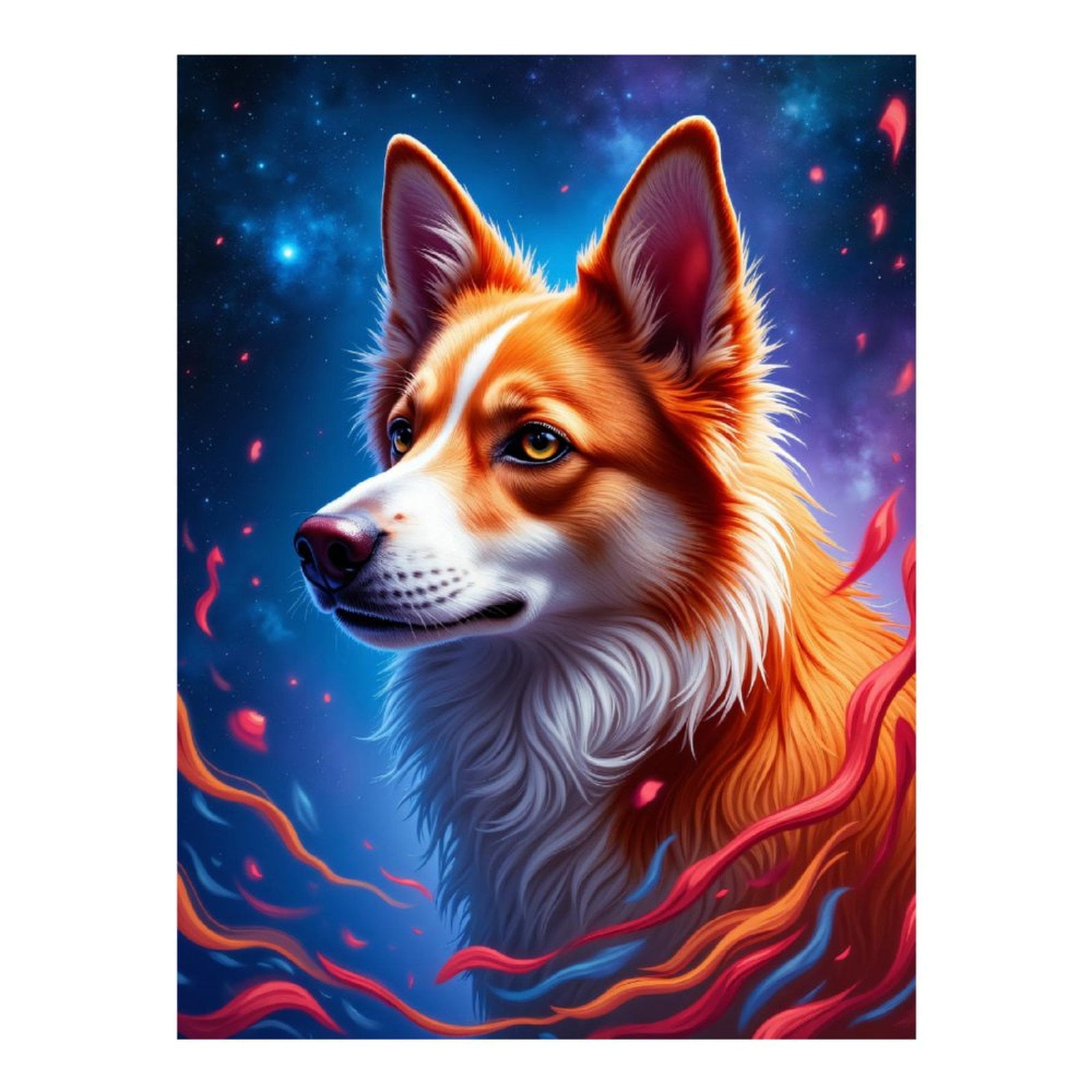 Diamond Art Kit for Adults, Canine Dreamscape Art Diamond Painting for ...