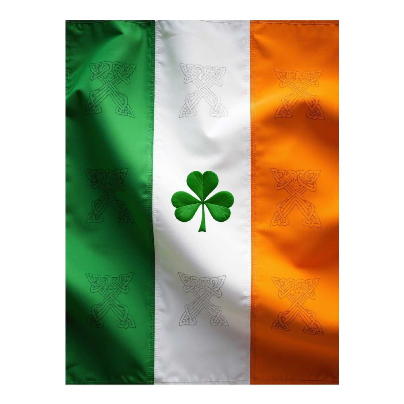 Diamond Art Kit for Adults, Celtic Shamrock Flag Design Diamond ...