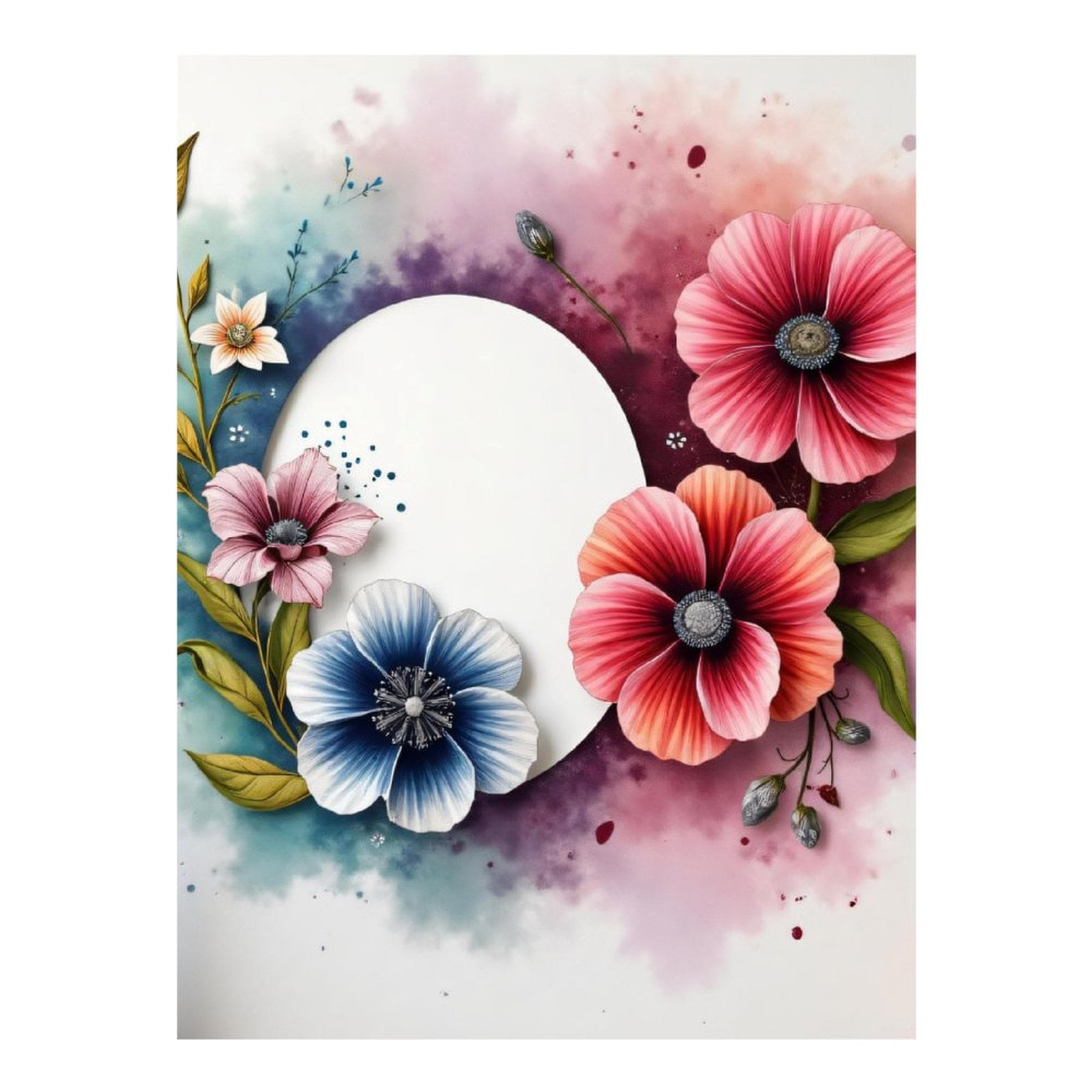 Diamond Art Kit for Adults, Classy Floral Print No.623 Diamond Painting ...