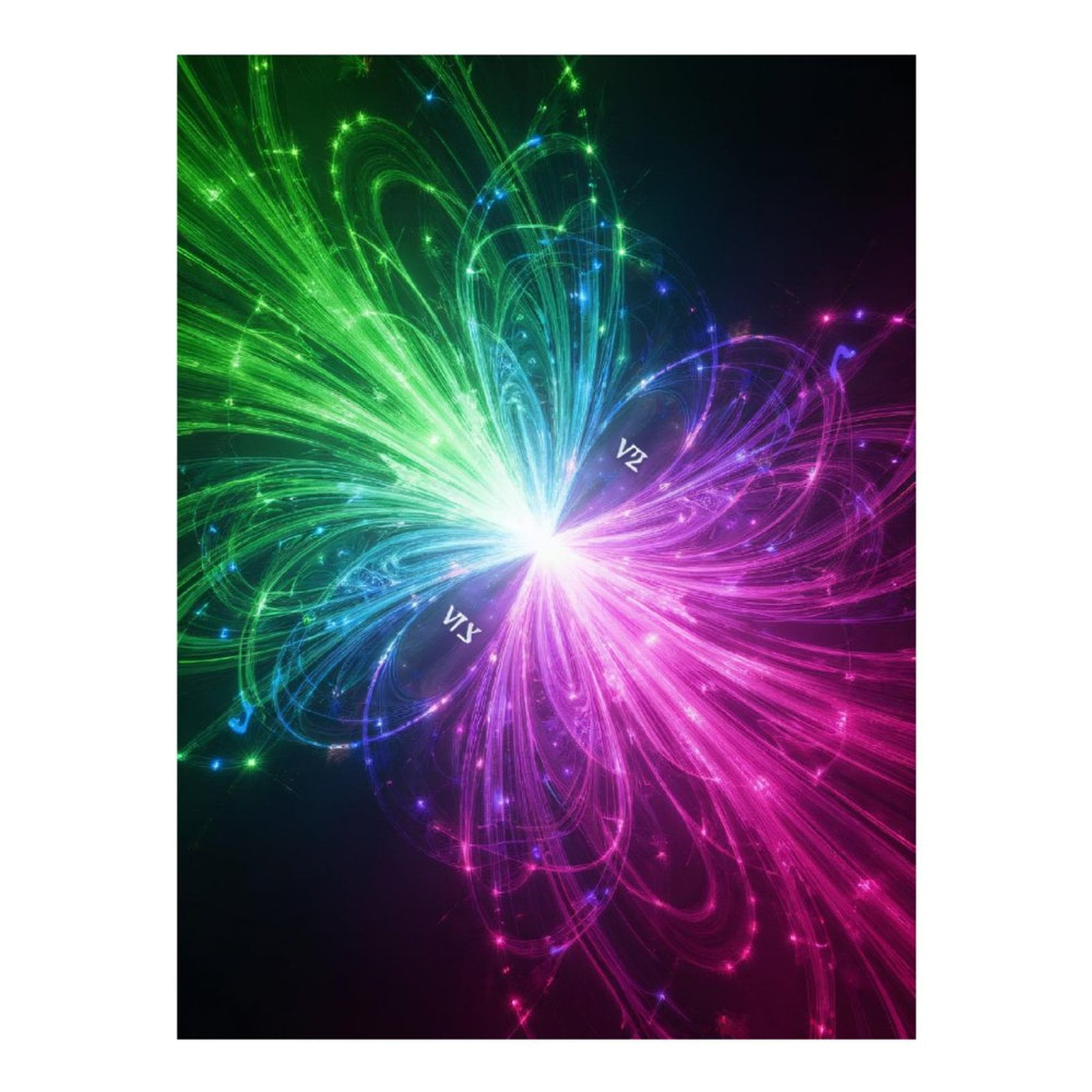 Diamond Art Kit for Adults, Colorful Abstract Light Flow Diamond ...