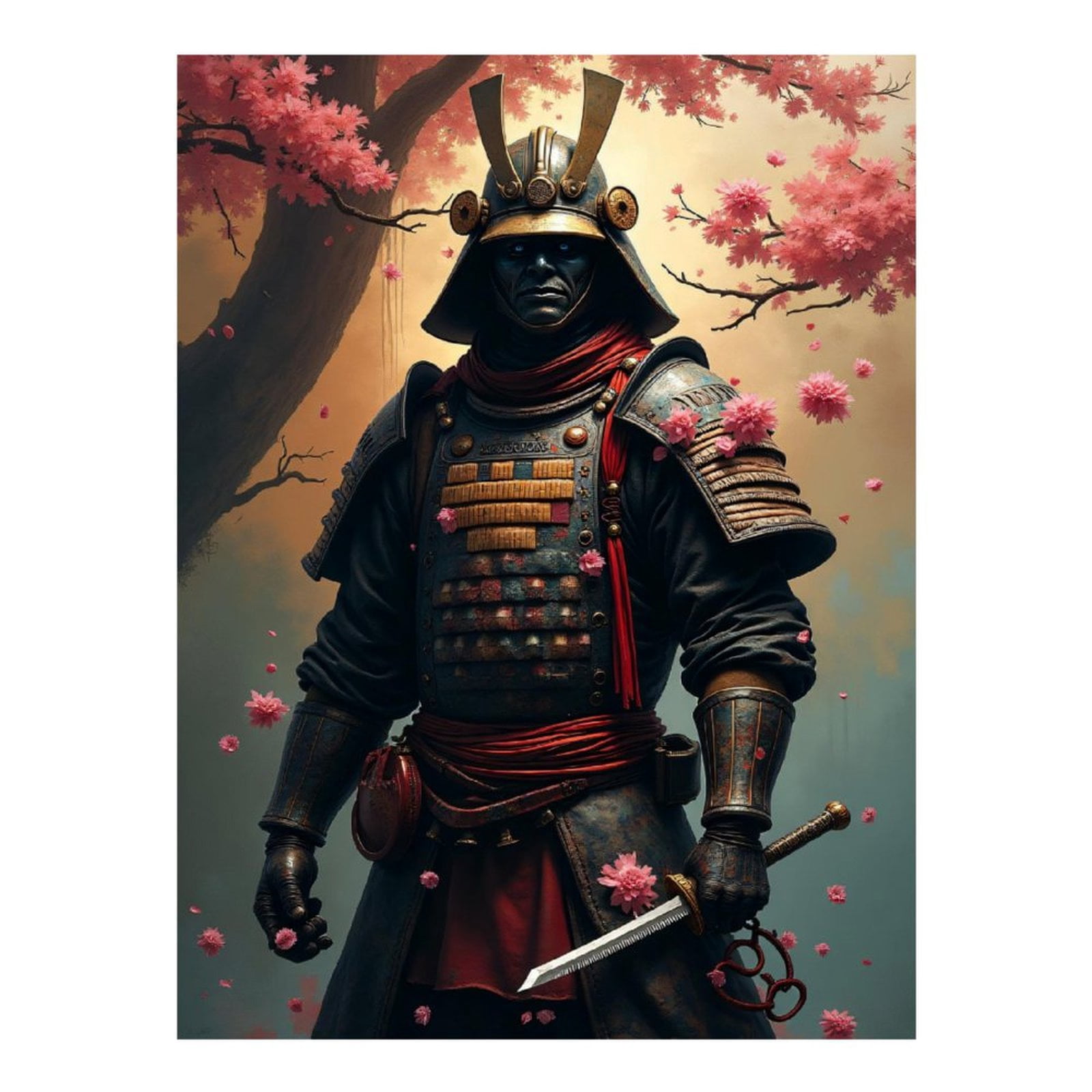 Diamond Art Kit for Adults, Cool Classic Samurai Print No.15 Diamond ...