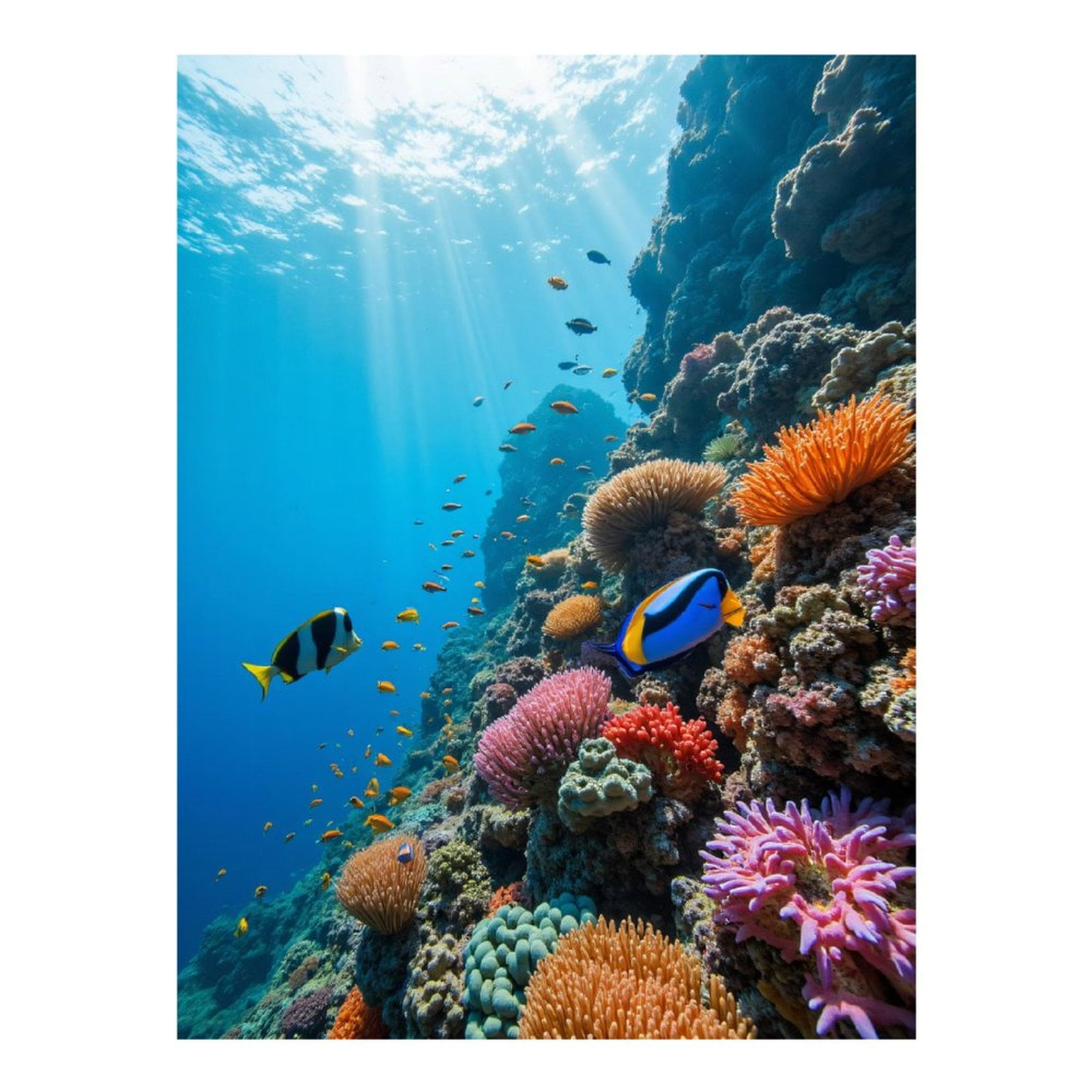 Diamond Art Kit for Adults, Coral Reef Vibrant Ocean Scene Diamond ...