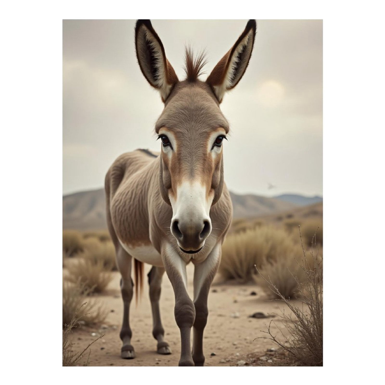 Diamond Art Kit for Adults, Cute Realistic Donkey Print No.21 Diamond ...