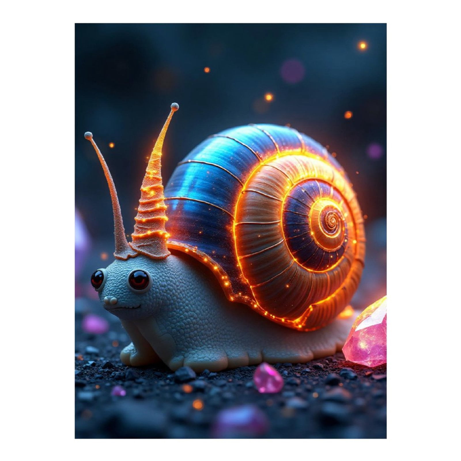 Diamond Art Kit for Adults, Cute Realistic Snail Print No.6 Diamond ...