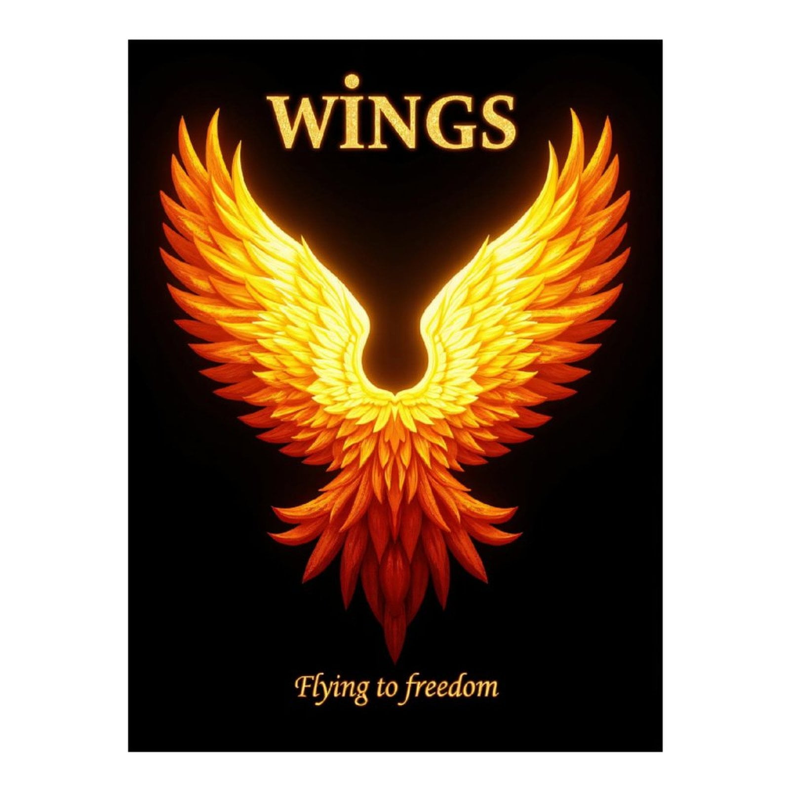 Diamond Art Kit for Adults, Fiery Phoenix Wings Flight Freedom Diamond ...