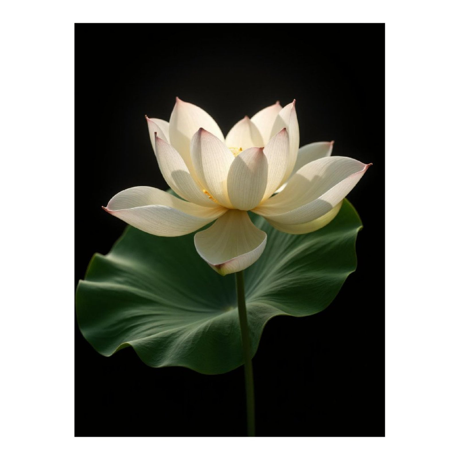 Diamond Art Kit for Adults, Graceful White Lotus Blossom Diamond ...