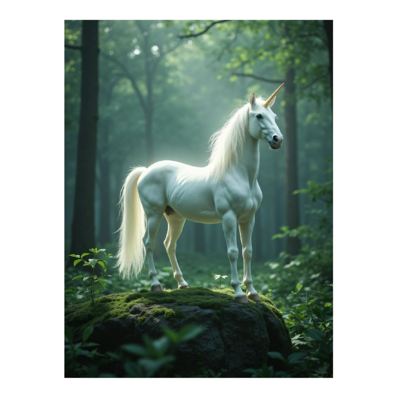 Diamond Art Kit for Adults, Majestic Creature In Enchanted Forest ...