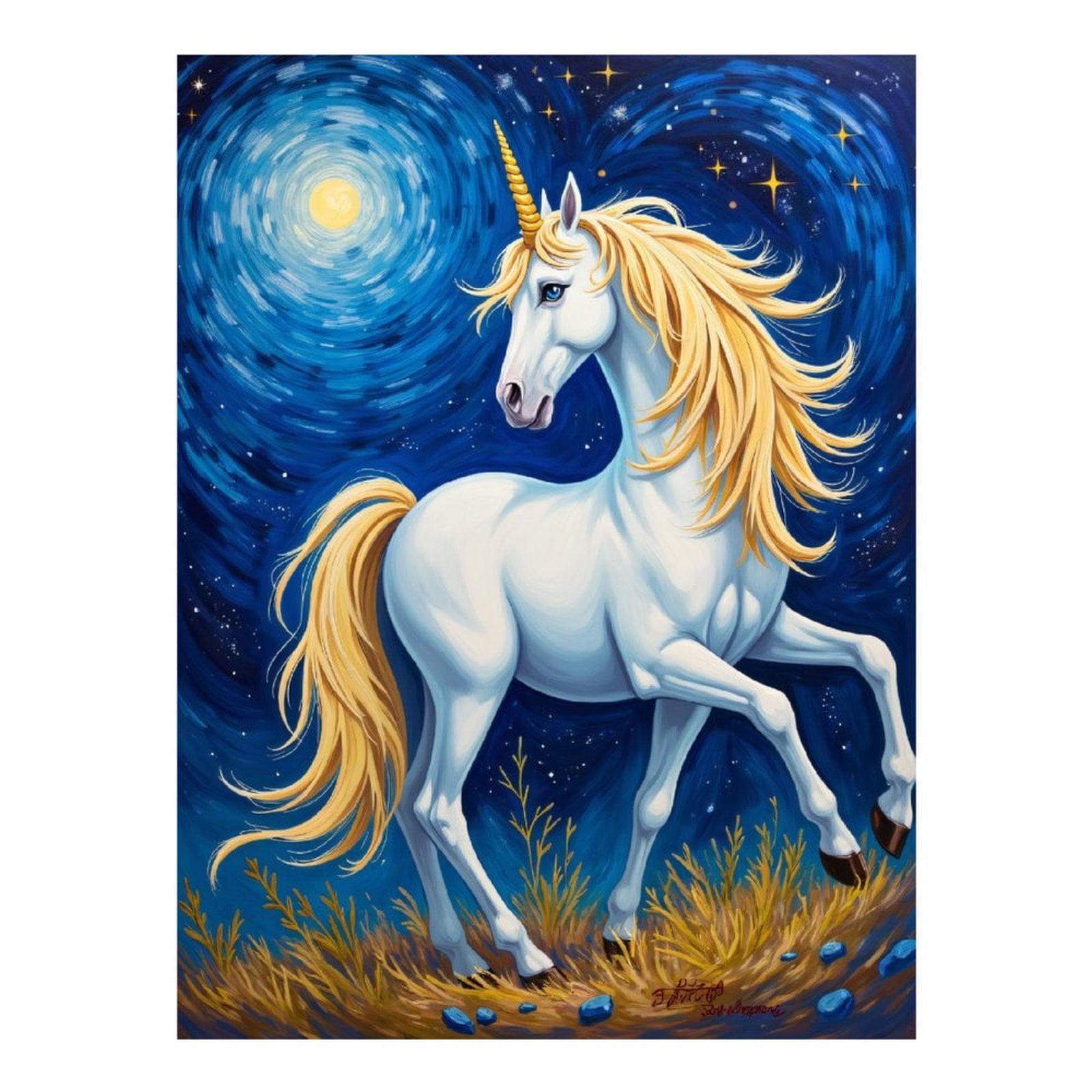 Diamond Art Kit for Adults, Majestic Night Sky Creature Diamond ...