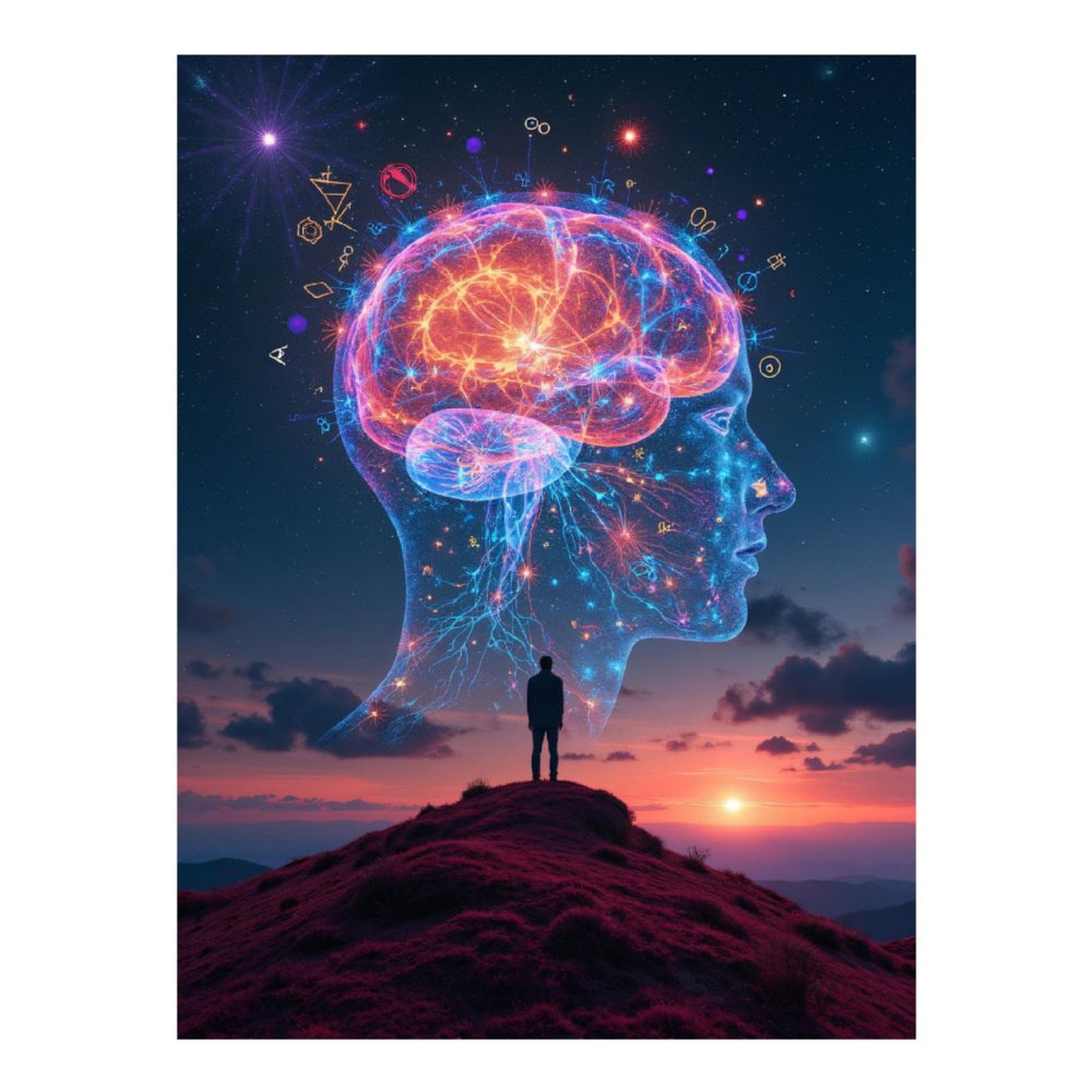 Diamond Art Kit for Adults, Mindscape Vision Cosmic Landscape Diamond ...