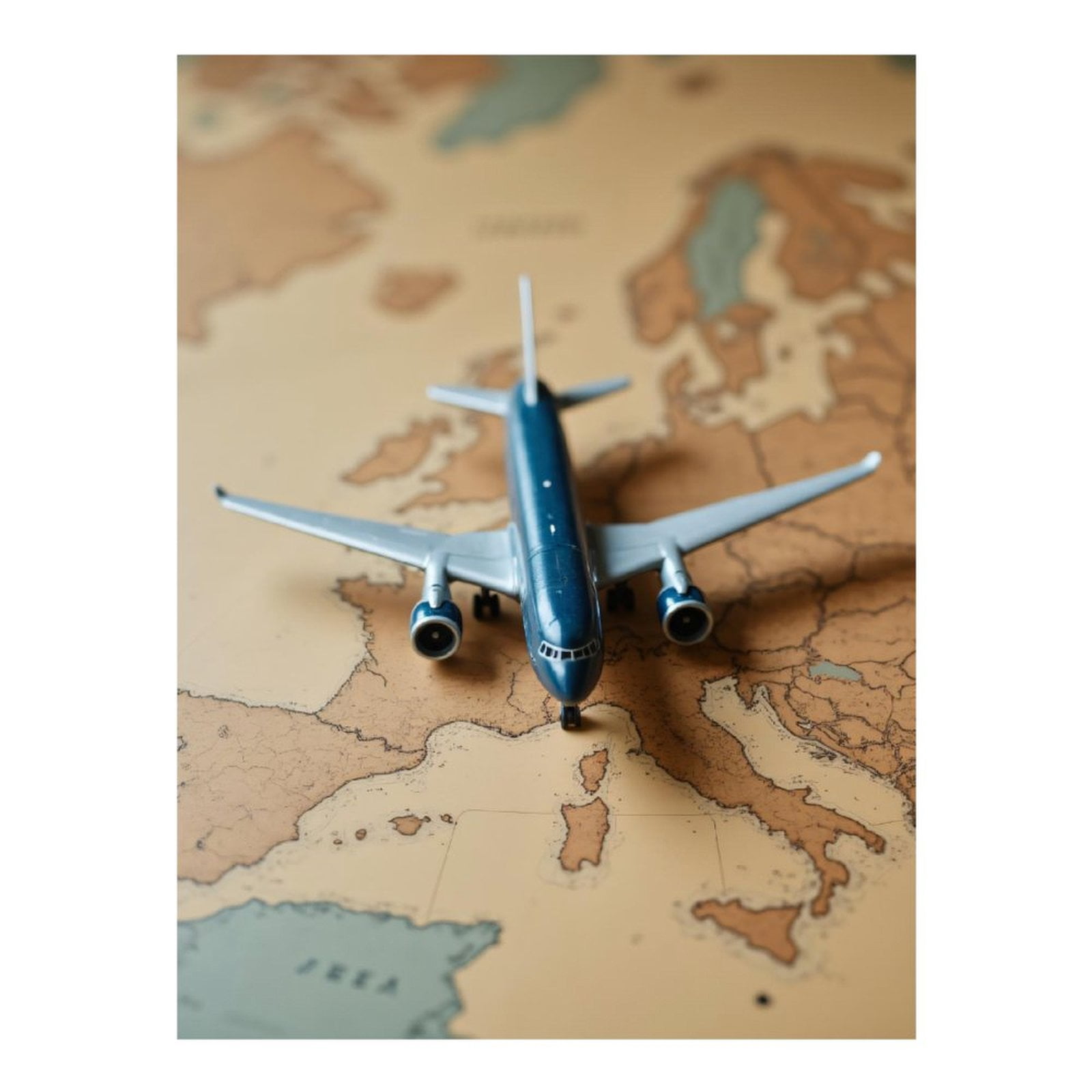 Diamond Art Kit for Adults, Model Airplane On World Map Diamond ...