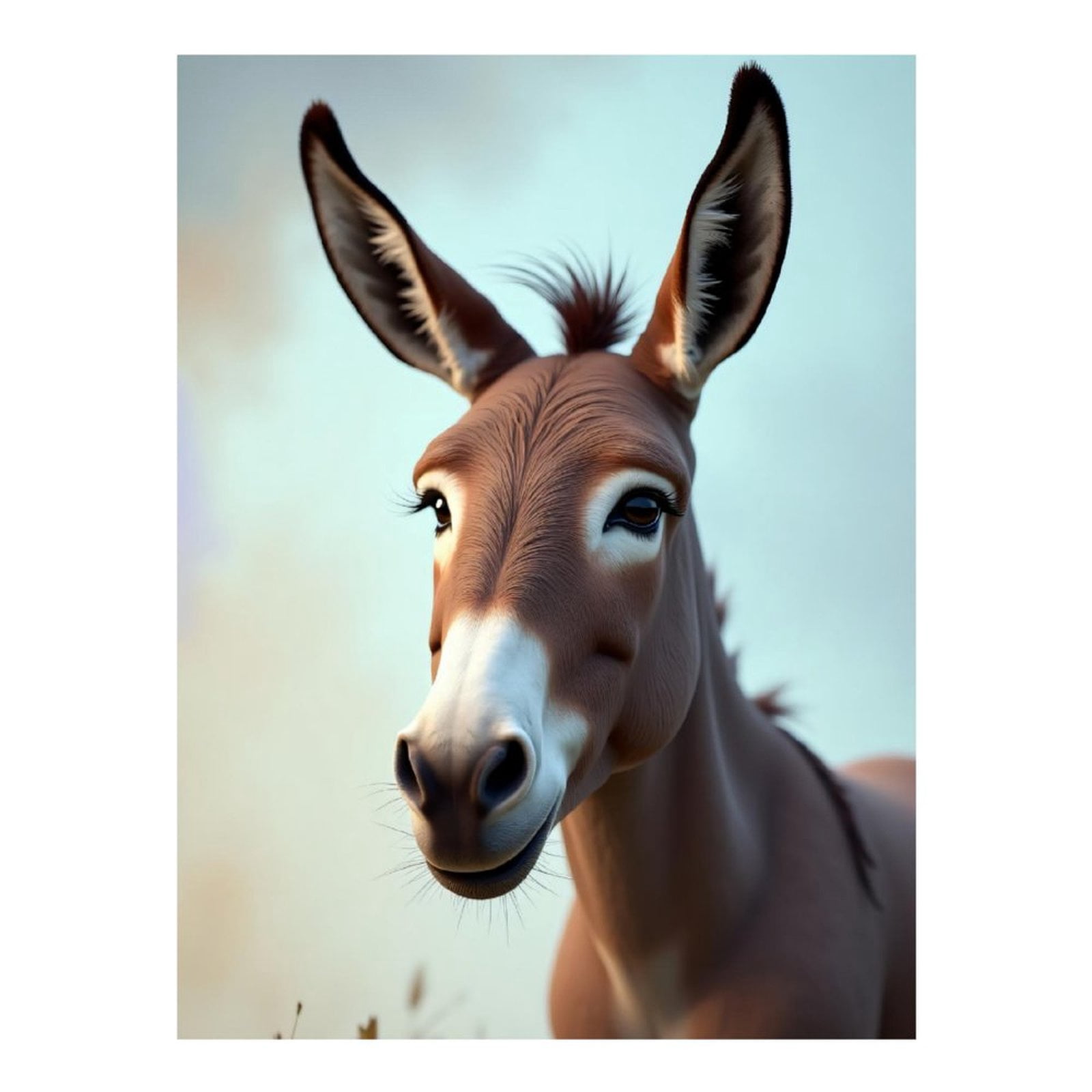 Diamond Art Kit for Adults, Modern Realistic Donkey Print No.38 Diamond ...