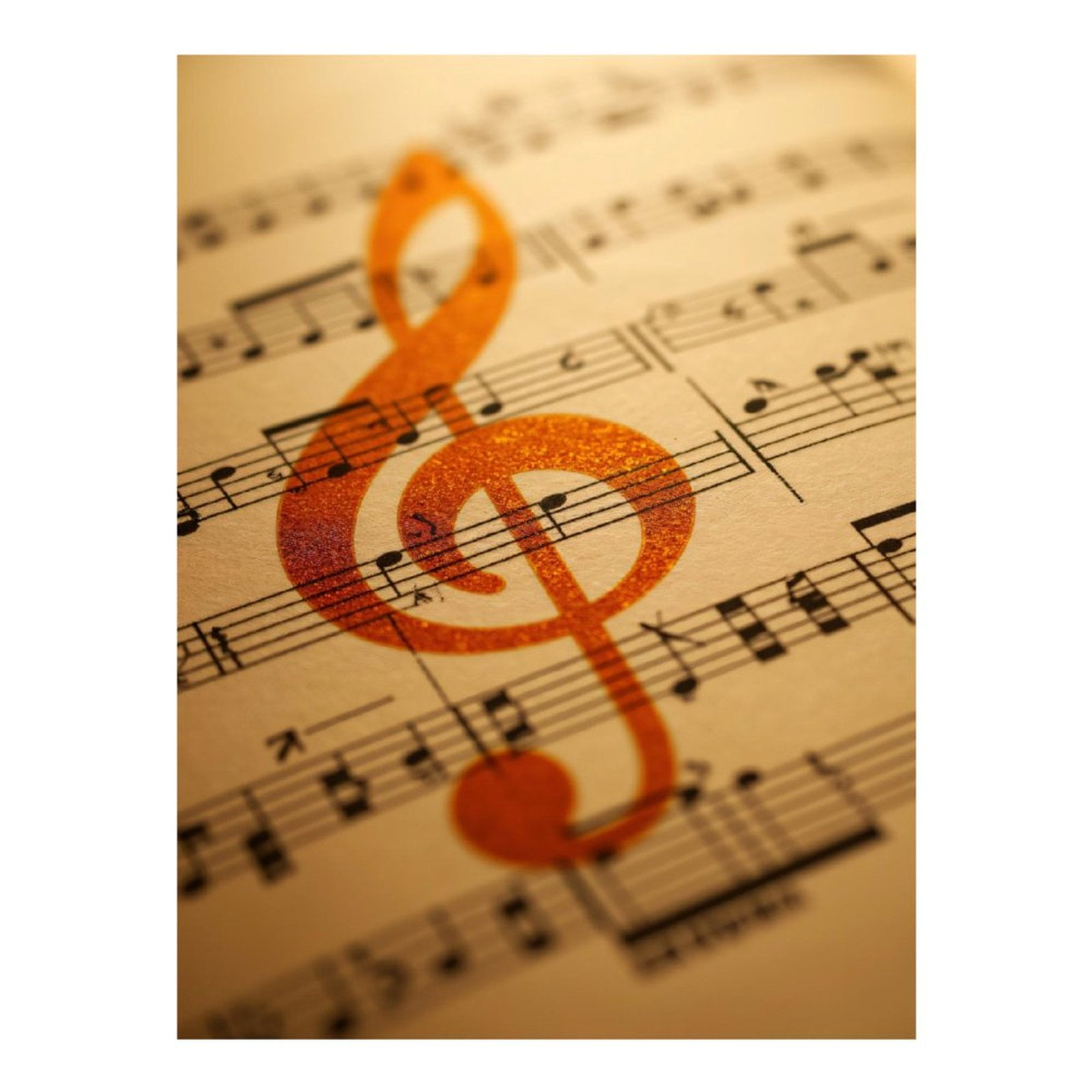 Diamond Art Kit for Adults, Musical Notes Sheet Background Diamond ...