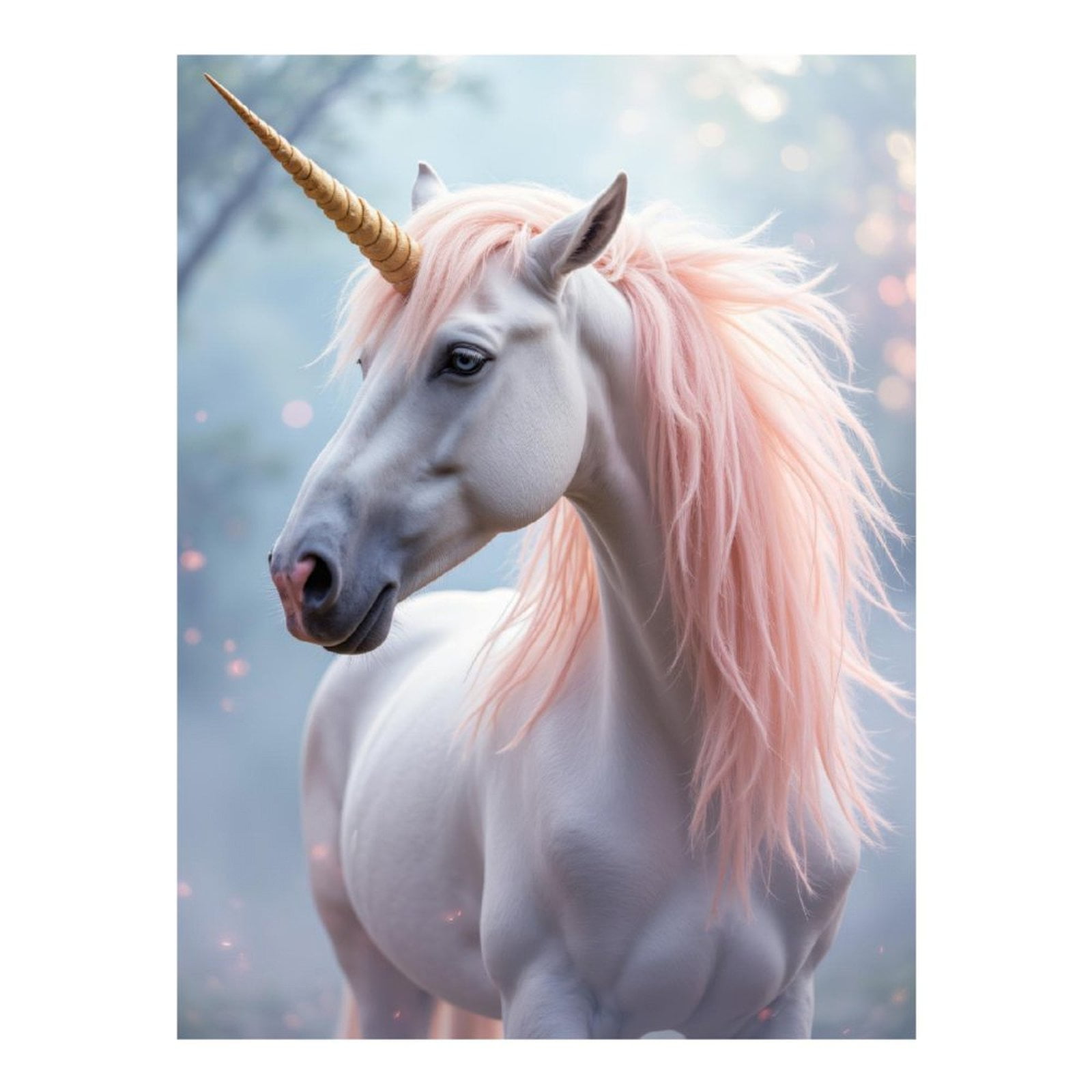 Diamond Art Kit for Adults, Mystical Creature Enchanted Forest Diamond ...