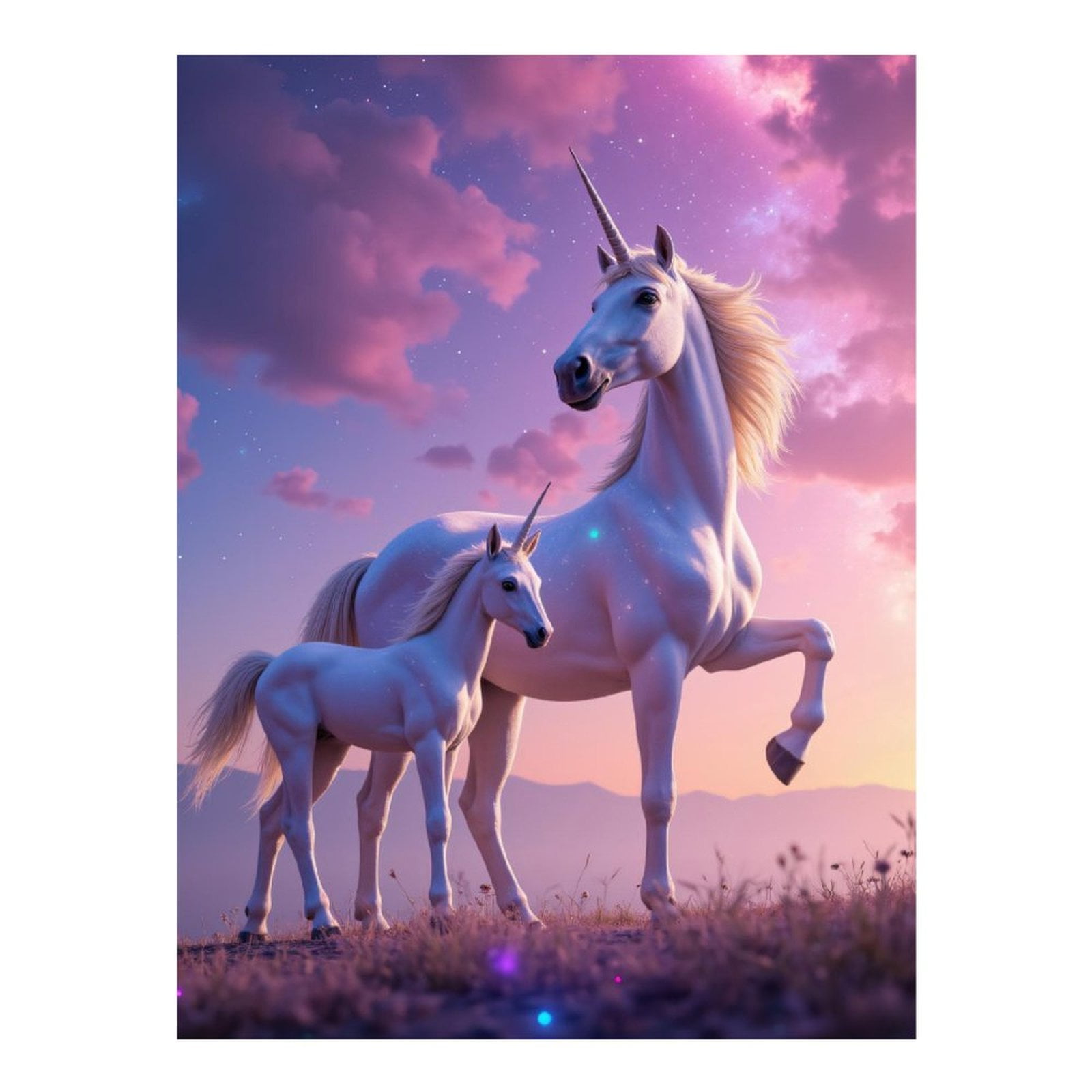 Diamond Art Kit for Adults, Mystical Creatures Under Sky Diamond ...