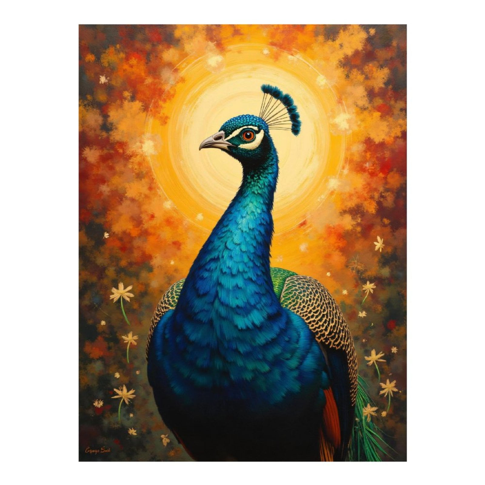 Diamond Art Kit for Adults, Peacock Vibrant Sunlit Feather Art Diamond ...