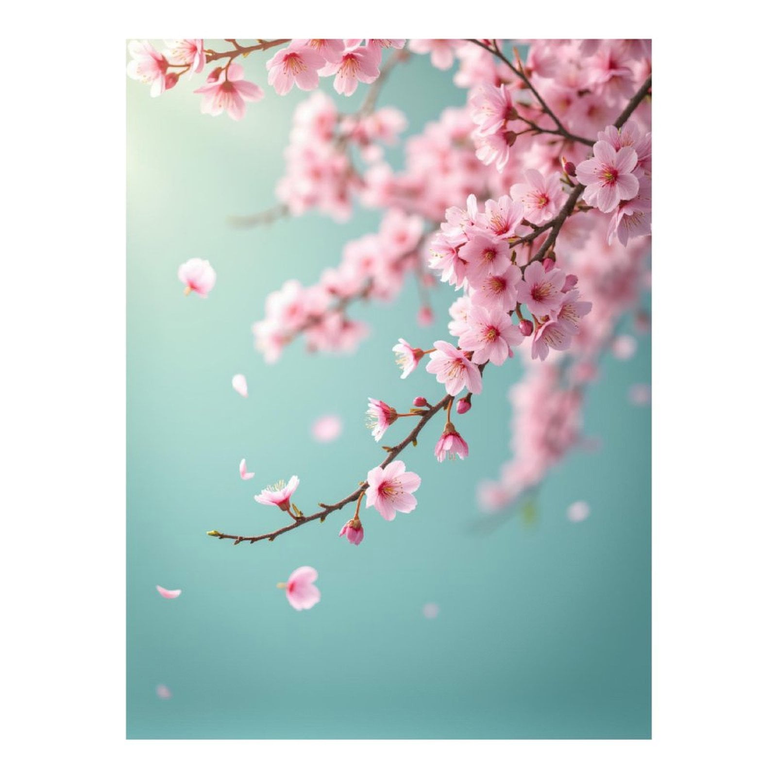 Diamond Art Kit for Adults, Pink Cherry Blossoms Branch Spring Diamond ...