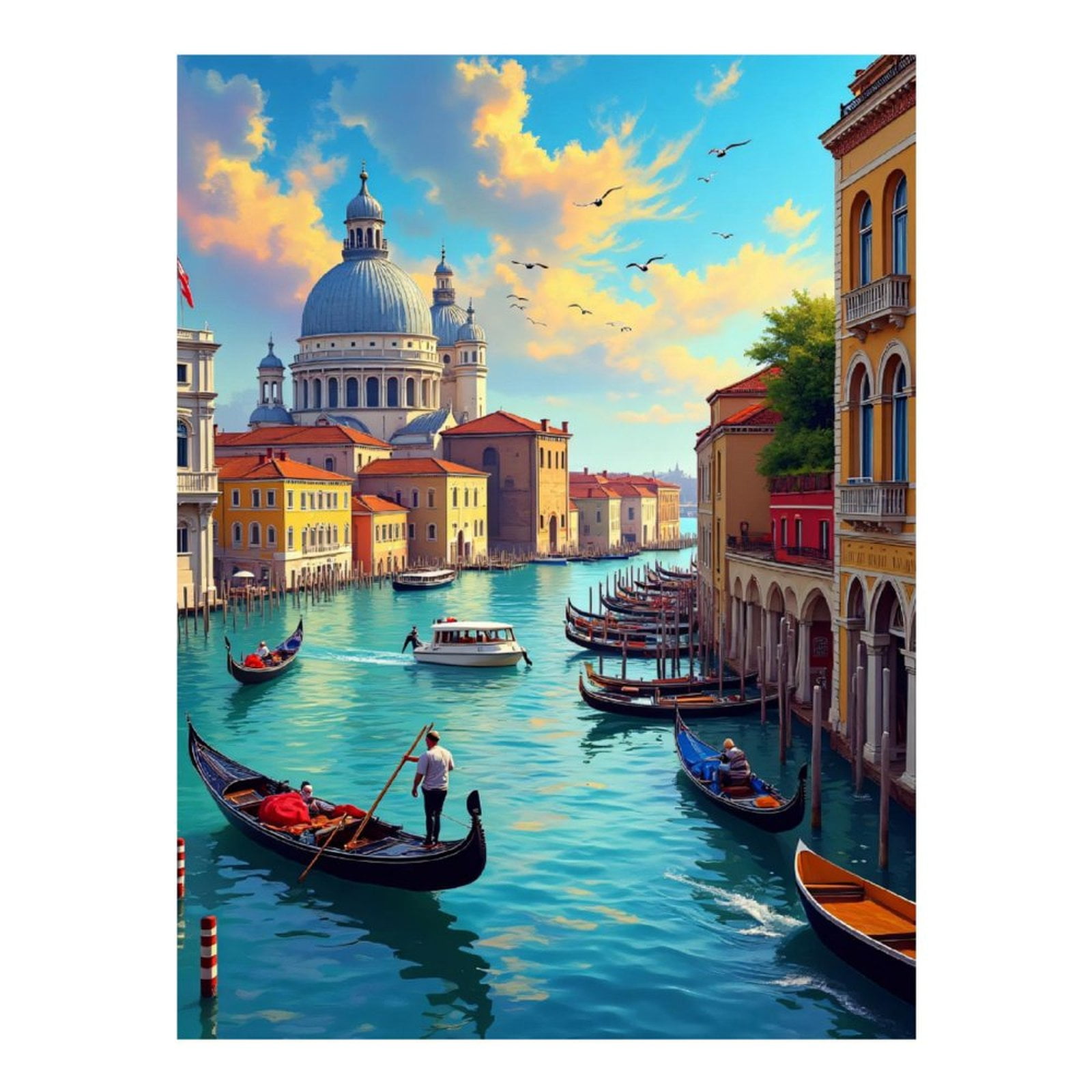 Diamond Art Kit for Adults, Realistic Cityscape Print No.164 Diamond Painting for Adults ...