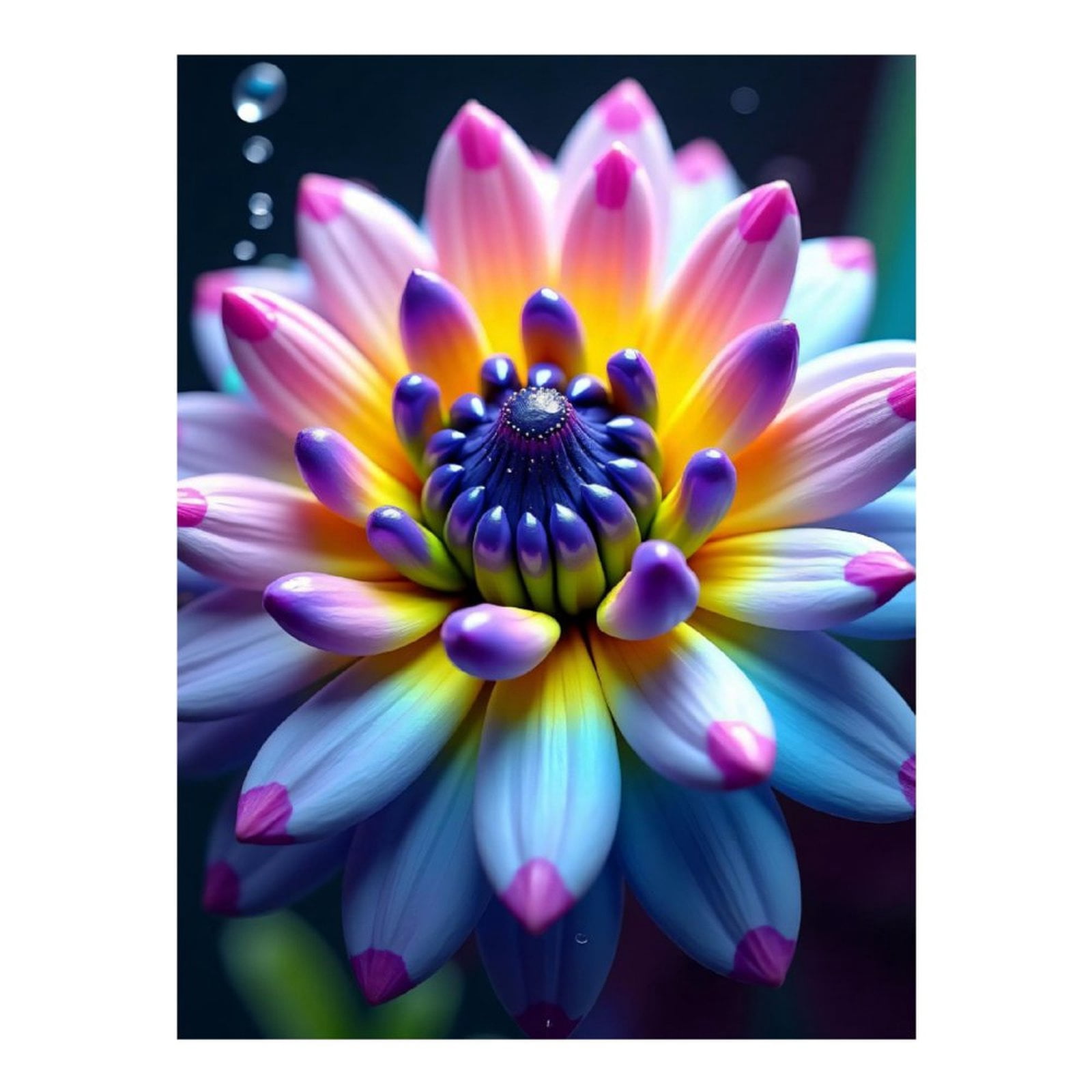 Diamond Art Kit for Adults, Realistic Floral Print No.538 Diamond ...