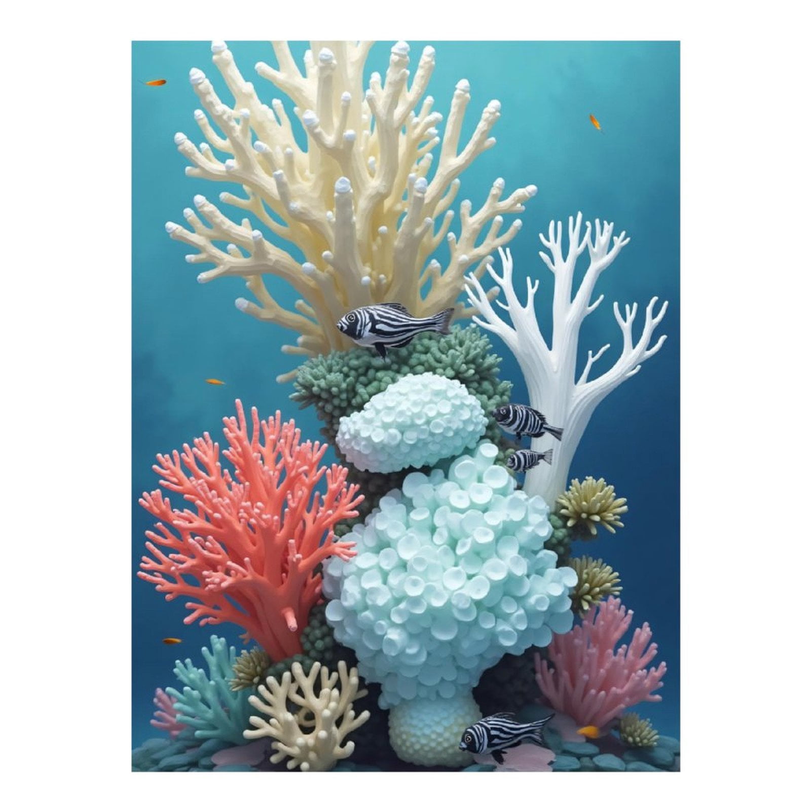 Diamond Art Kit for Adults, Realistic Seabed Coral Print No.6 Diamond ...