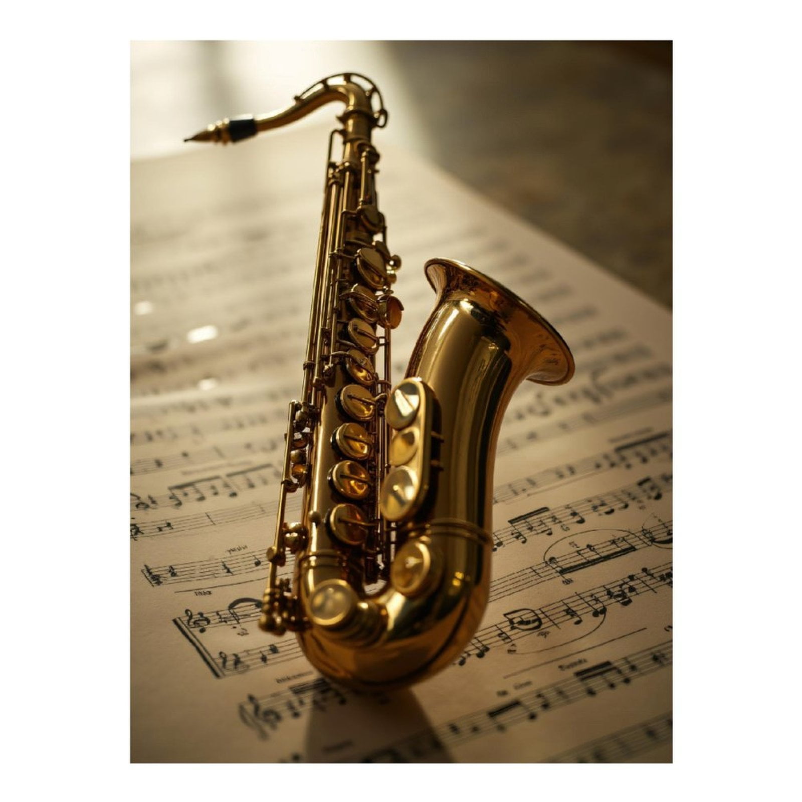 Diamond Art Kit for Adults, Saxophone Music Sheet Elegance Diamond ...
