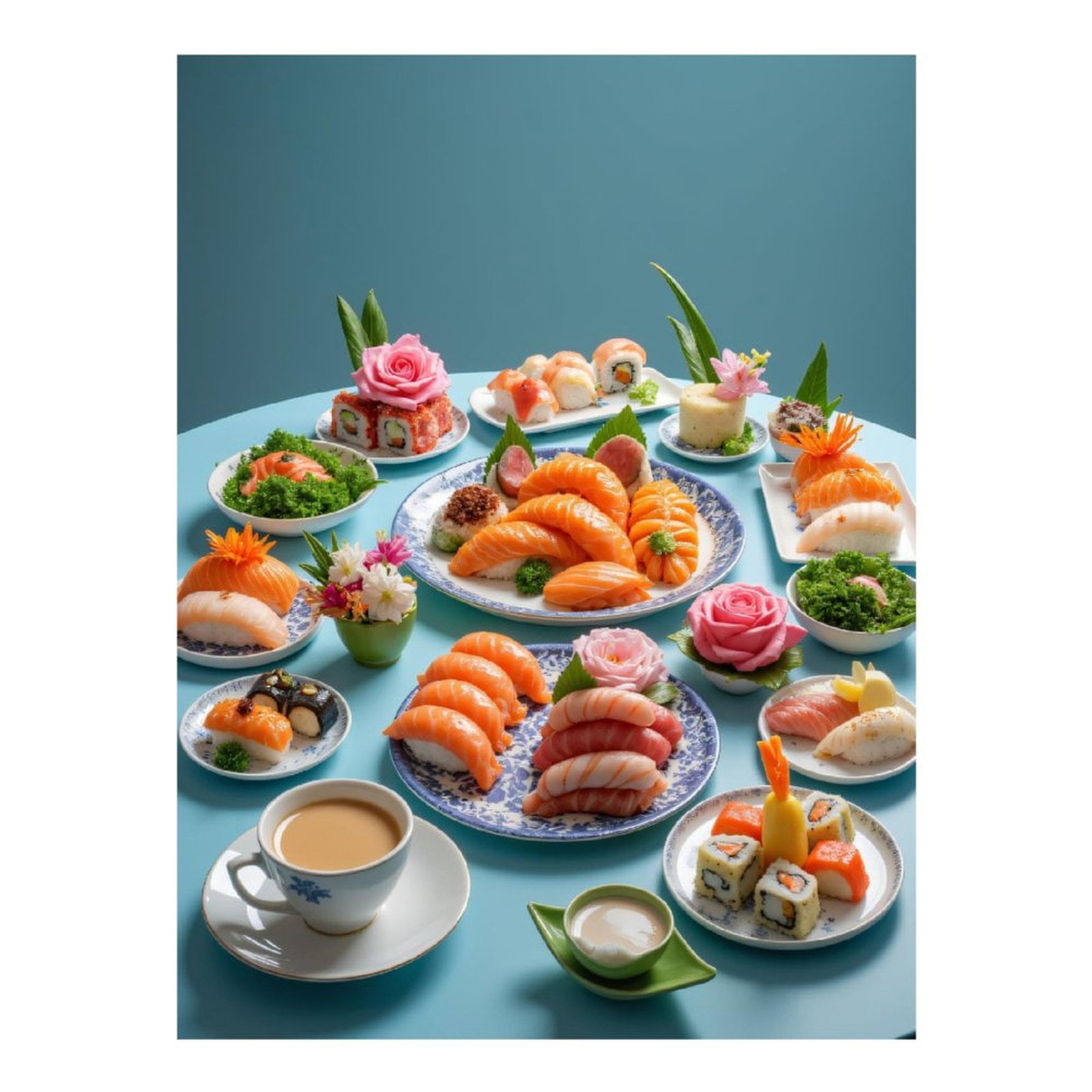 Diamond Art Kit for Adults, Sushi Platter Culinary Art Display Diamond ...