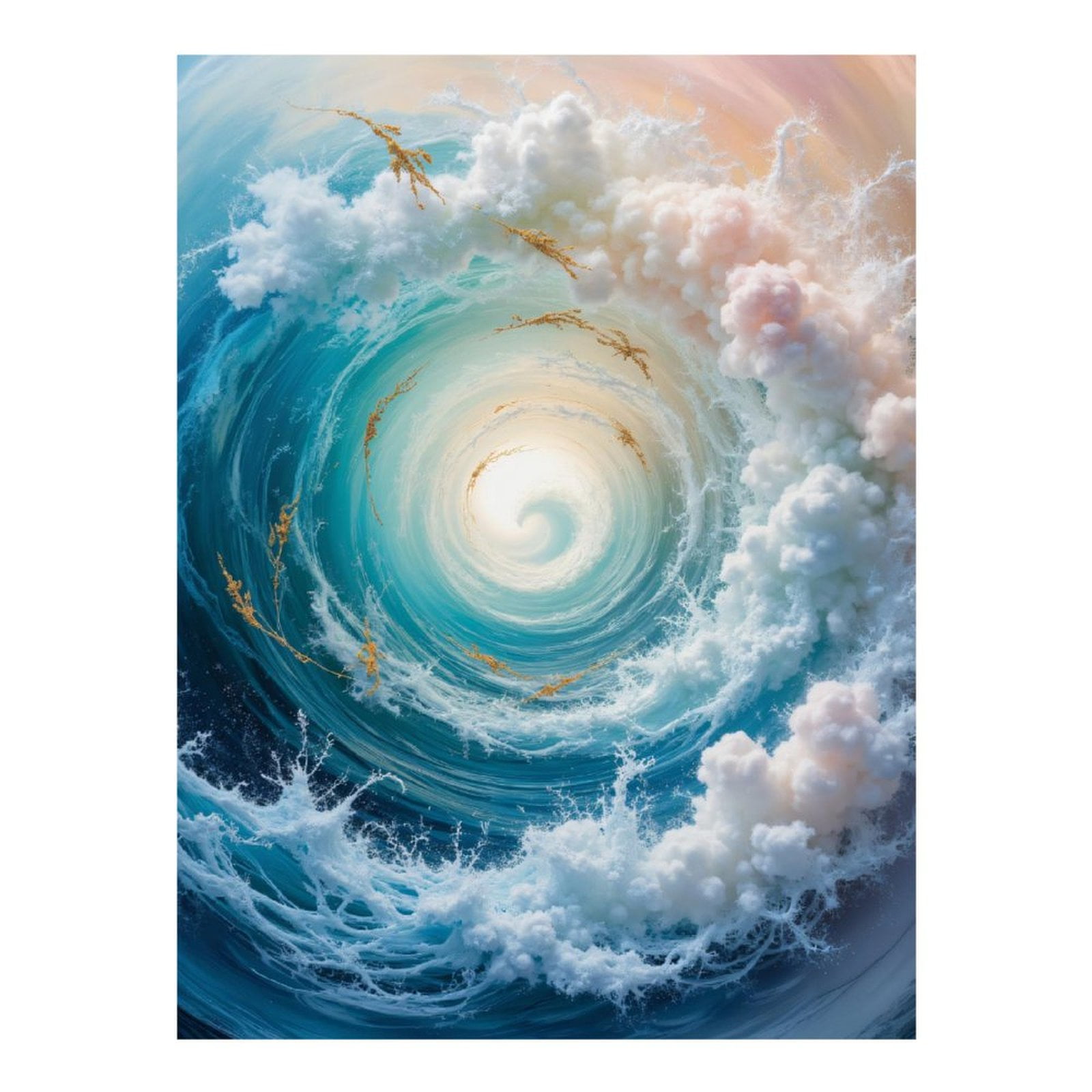 Diamond Art Kit for Adults, Swirling Cloud Vortex Fantasy Art Diamond ...