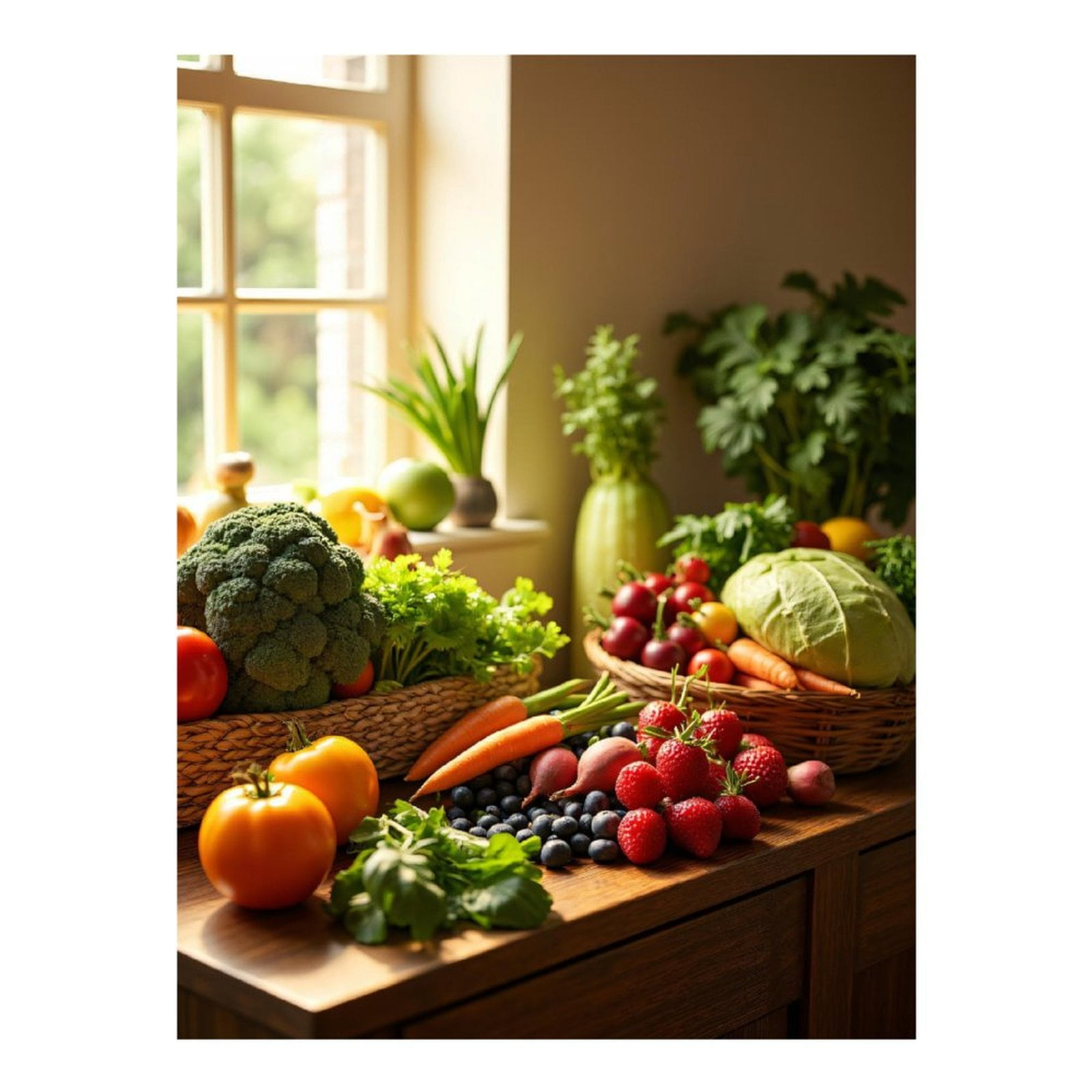 Diamond Art Kit for Adults, Vegetable And Fruit Harvest Display Diamond ...