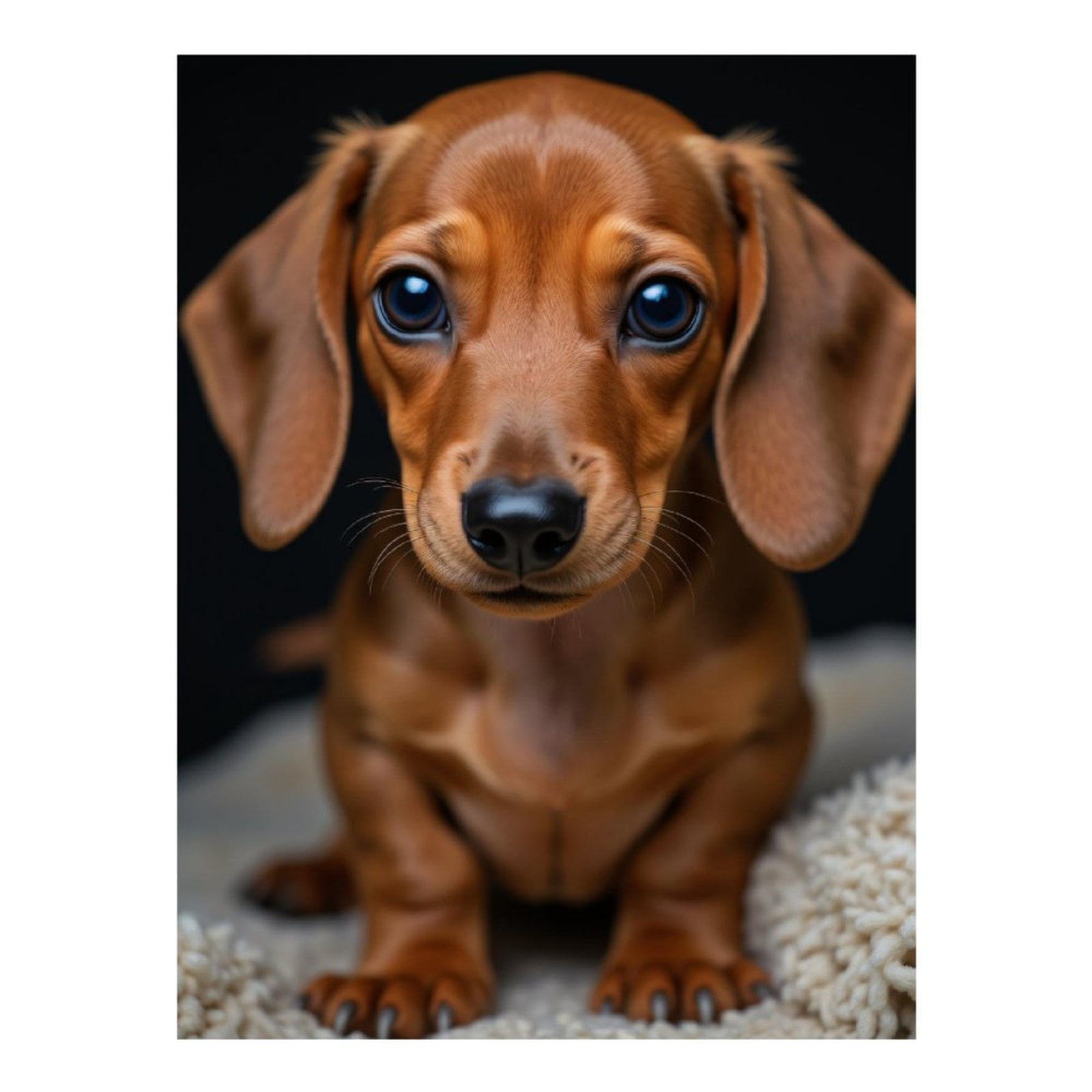 Diamond Art Kits for Adults - 5d Adorable Dachshund Puppy Portrait ...