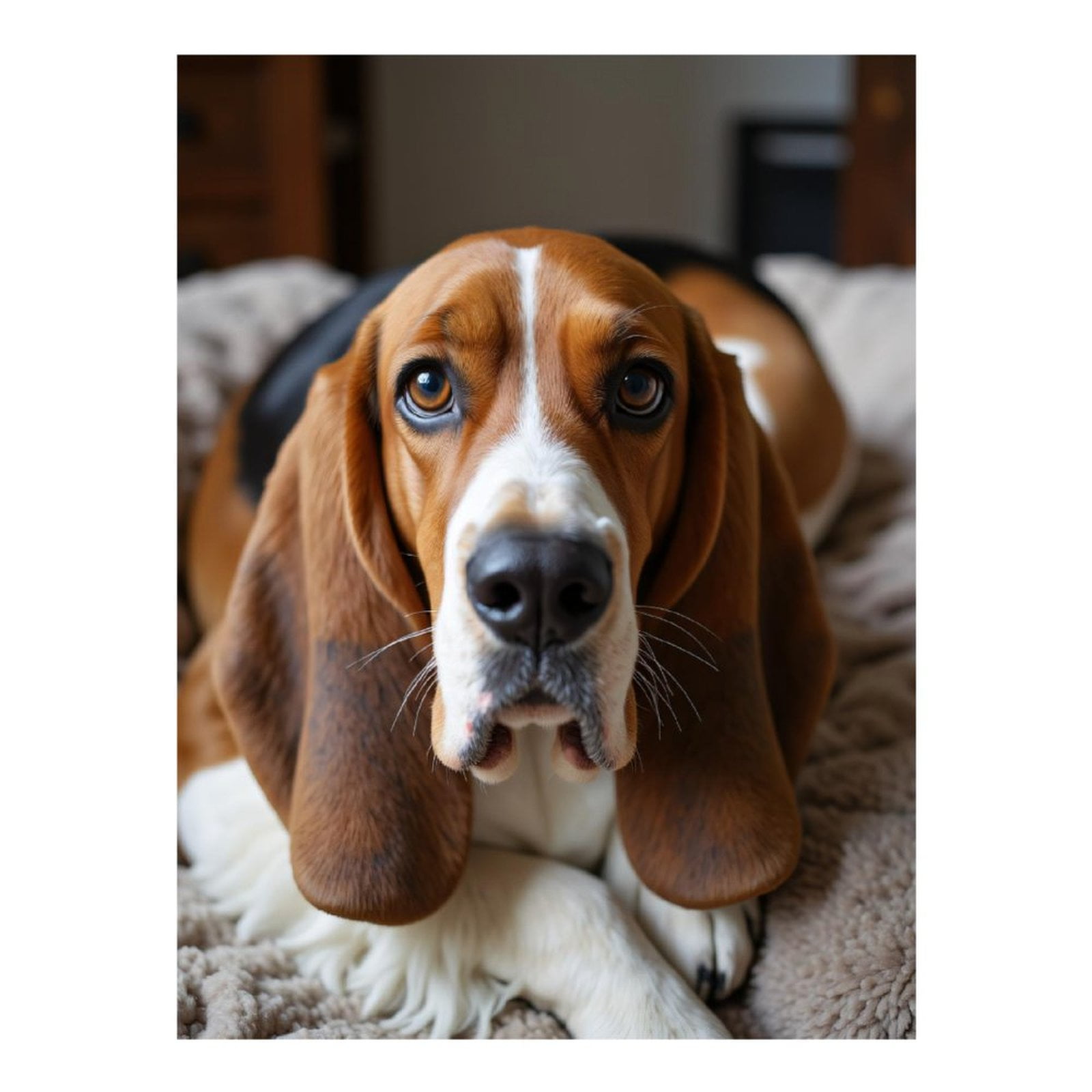 Diamond Art Kits for Adults - 5d Basset Hound Dog Relaxing Home Diamond ...