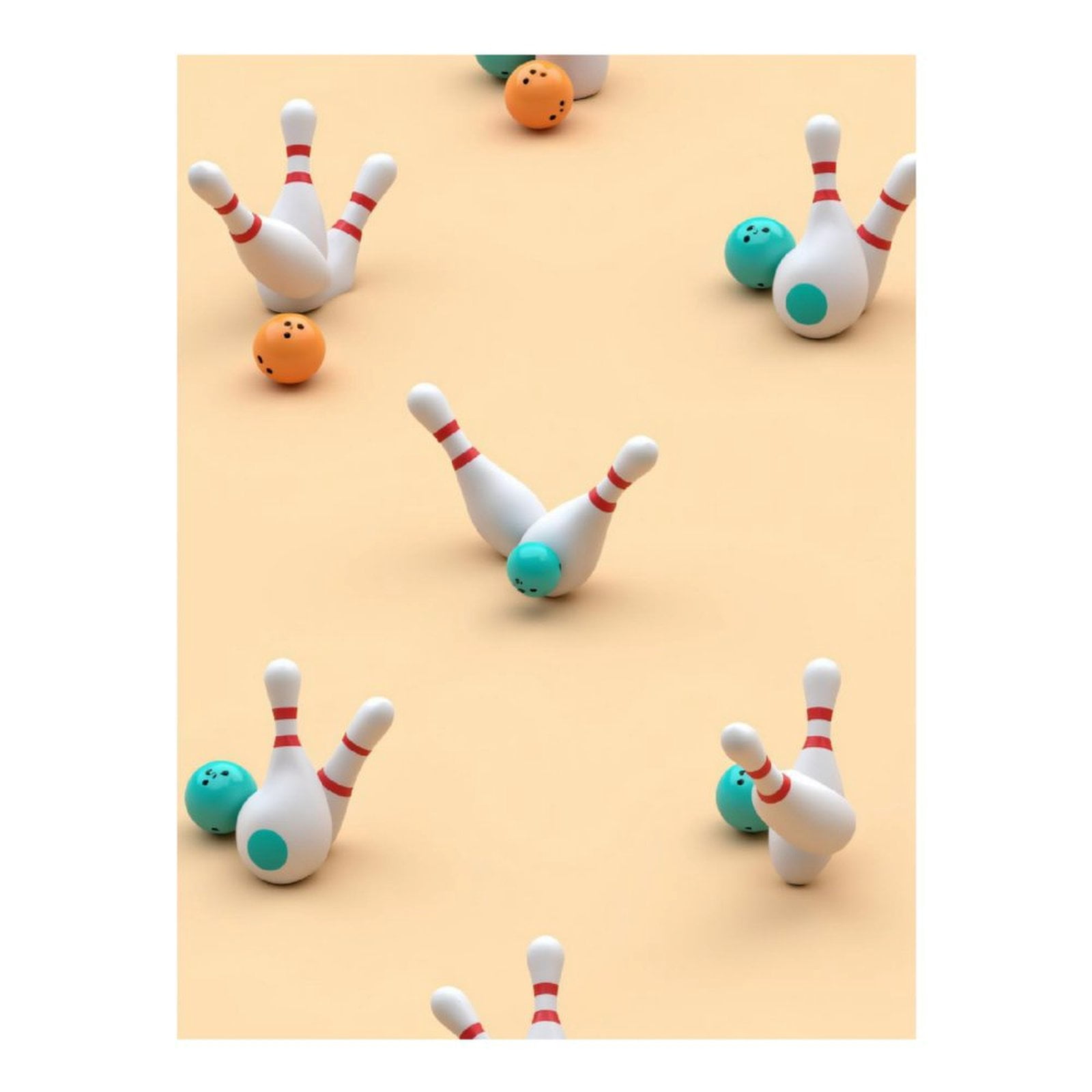 Diamond Art Kits for Adults - 5d Bowling Pins Balls Pattern Diamond ...