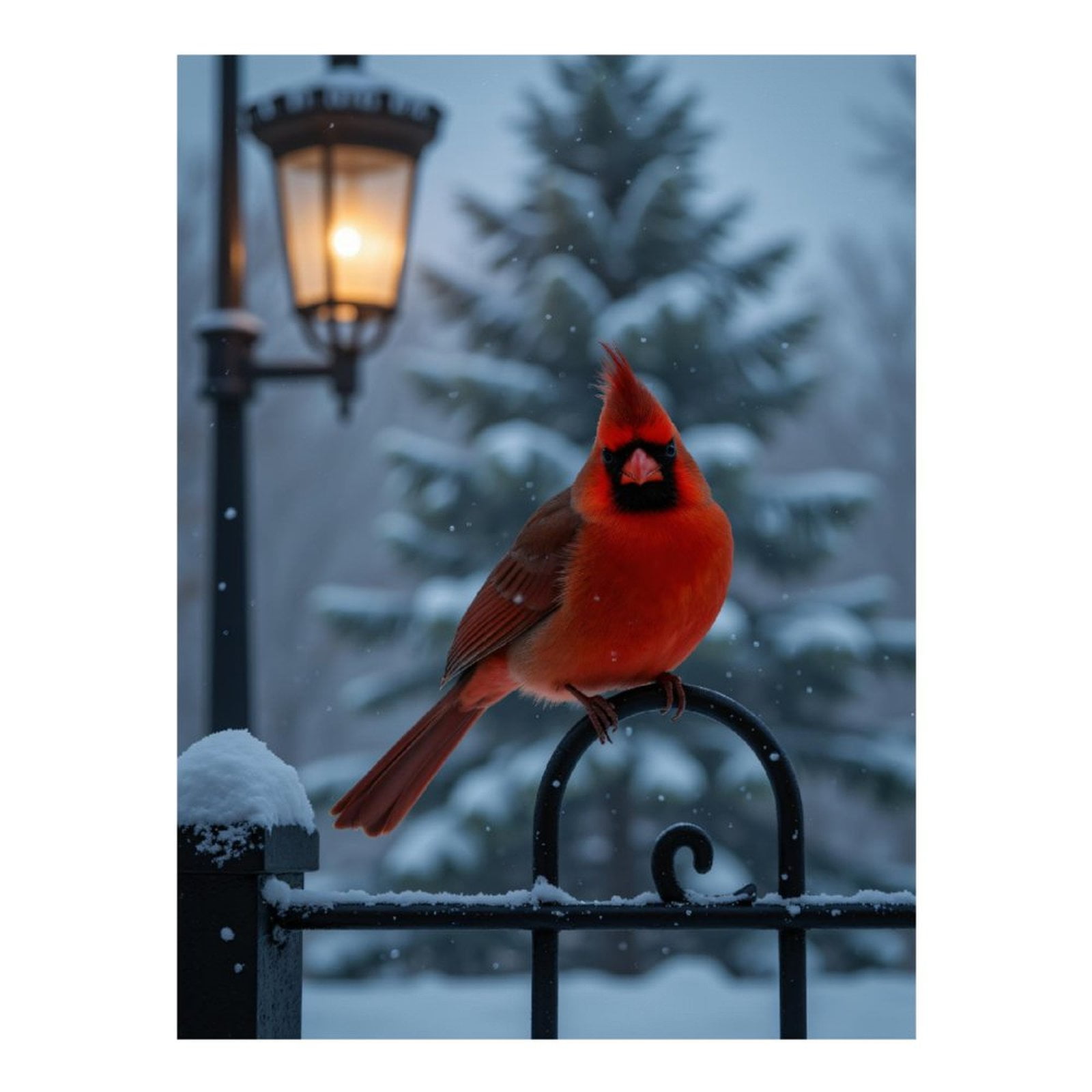Diamond Art Kits for Adults - 5d Bright Cardinal Winter Scene Diamond ...