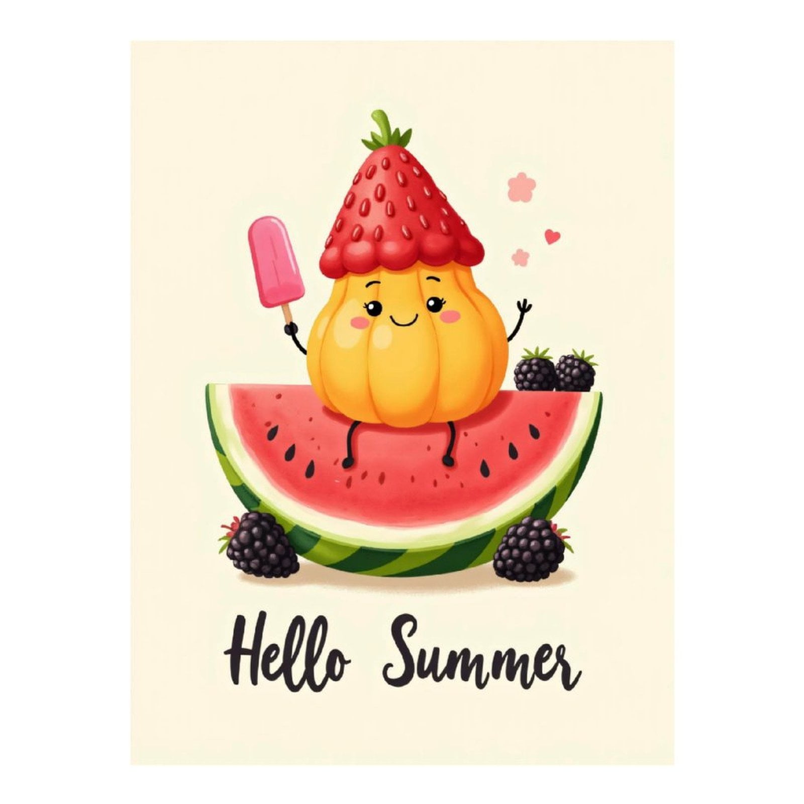 Diamond Art Kits for Adults - 5d Cartoon Fruit Summer Fun Diamond ...