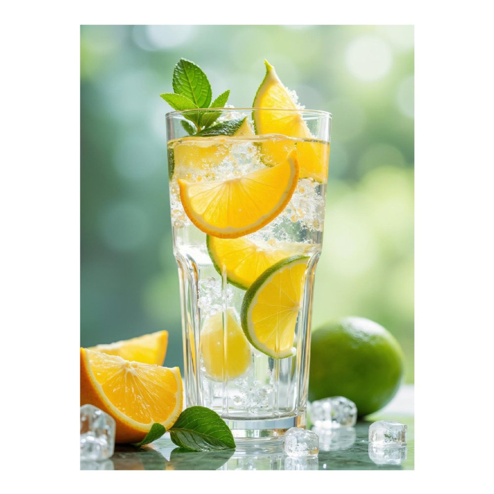 Diamond Art Kits for Adults - 5d Citrus Mint Refreshing Beverage ...