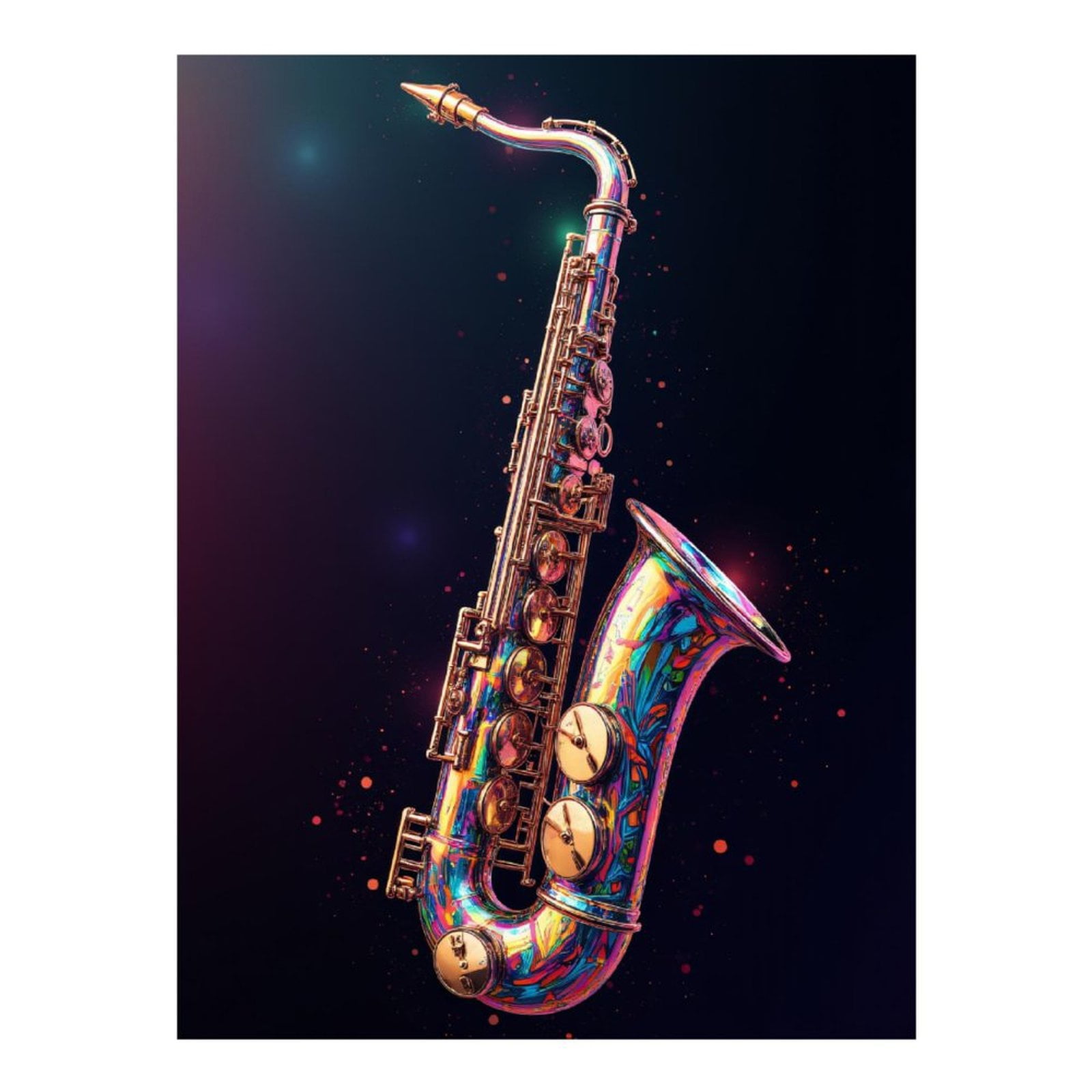 Diamond Art Kits for Adults - 5d Colorful Saxophone Vibrant Music ...
