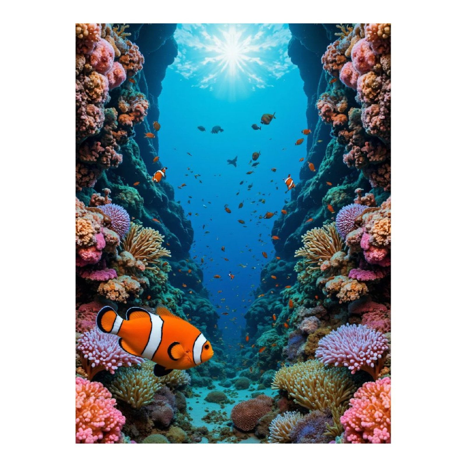 Diamond Art Kits for Adults - 5d Coral Reef Ocean Clownfish Marine ...