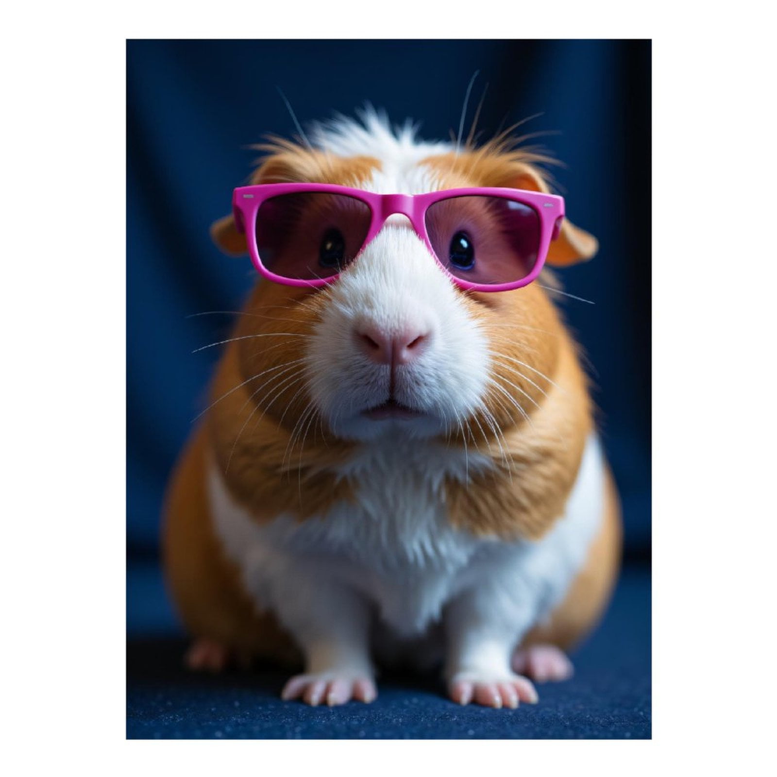 Diamond Art Kits for Adults - 5d Cute Guinea Pig Pink Glasses Diamond ...
