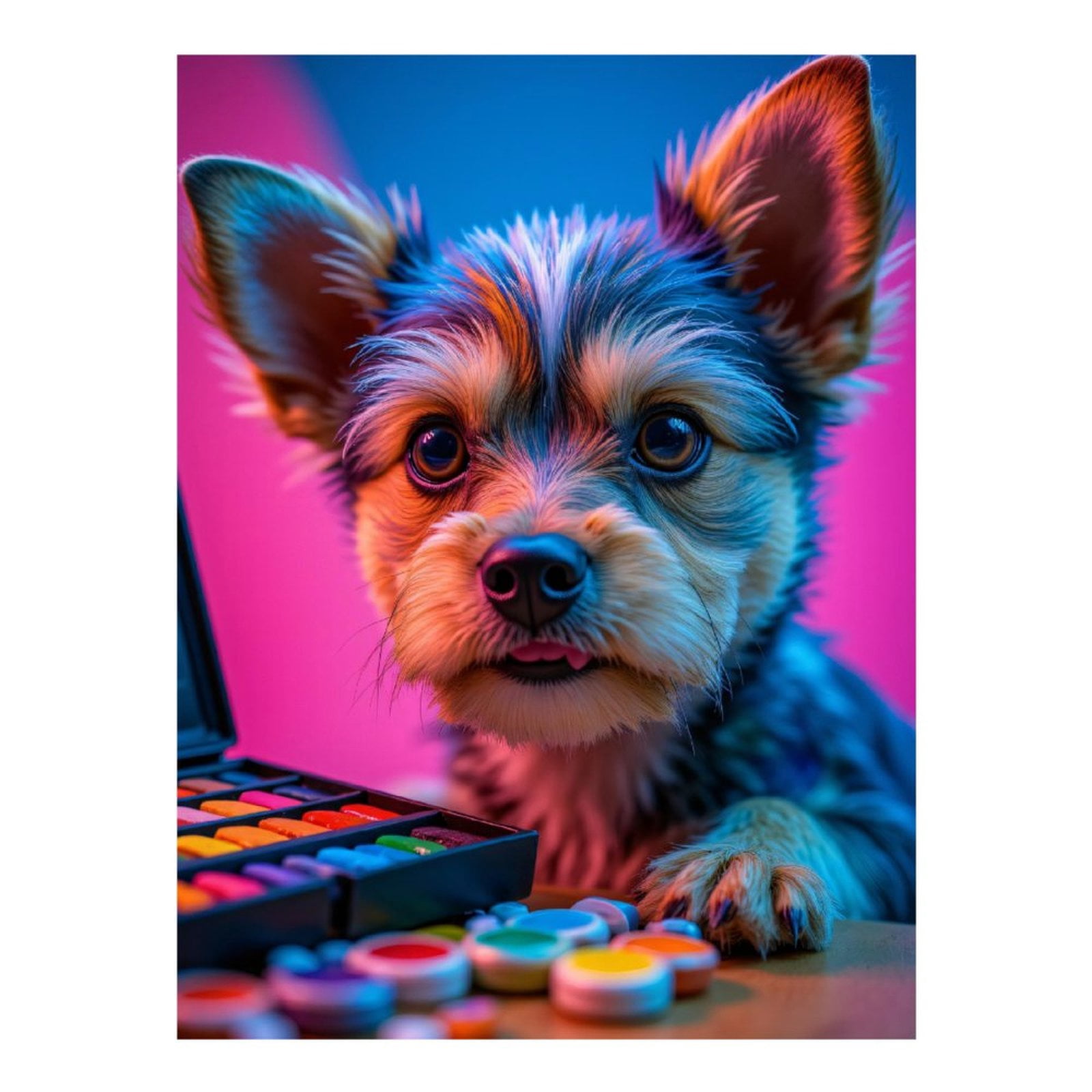 Diamond Art Kits for Adults - 5d Cute Puppy Vivid Colors Art Supplies ...