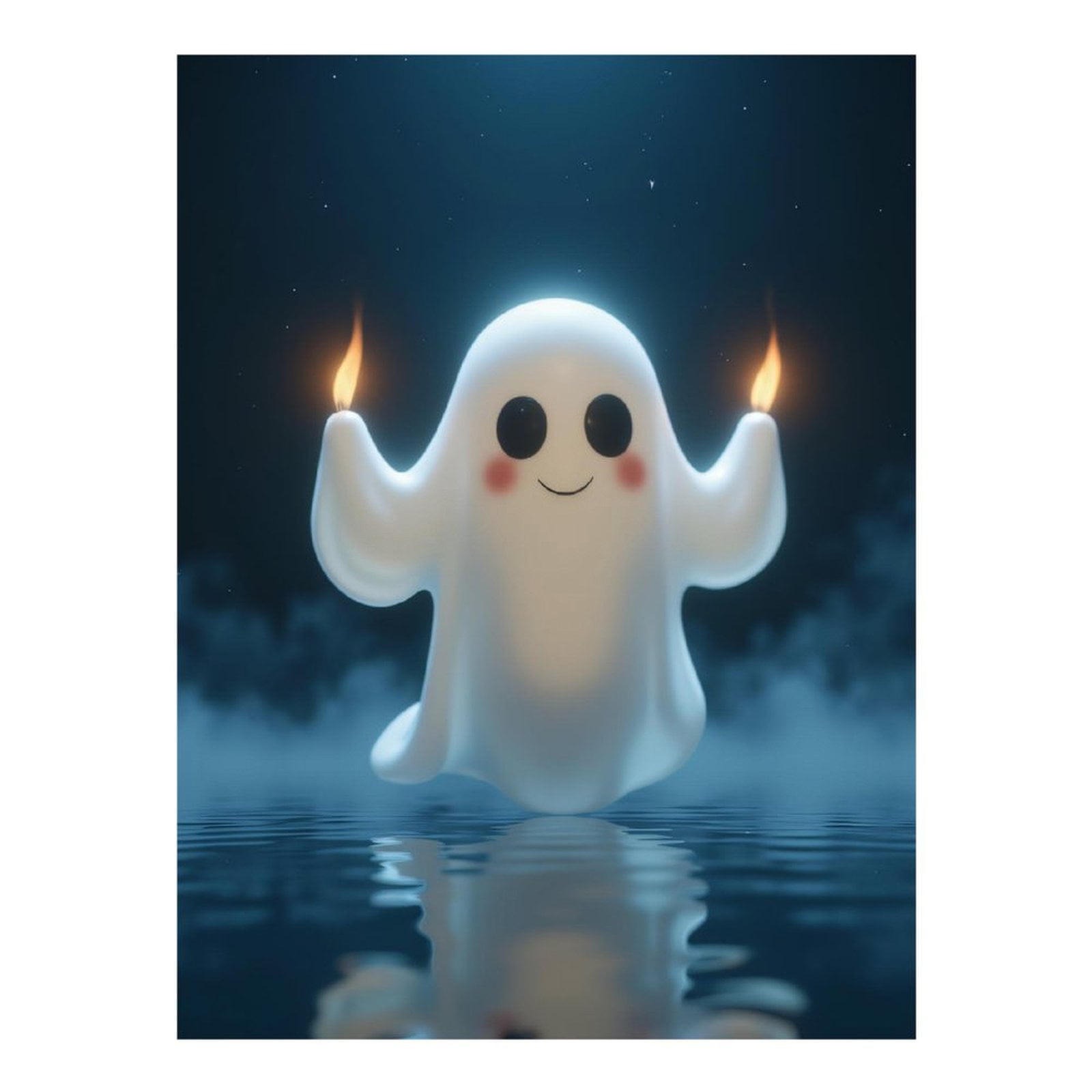 Diamond Art Kits for Adults - 5d Friendly Ghost Glowing Night Sky ...