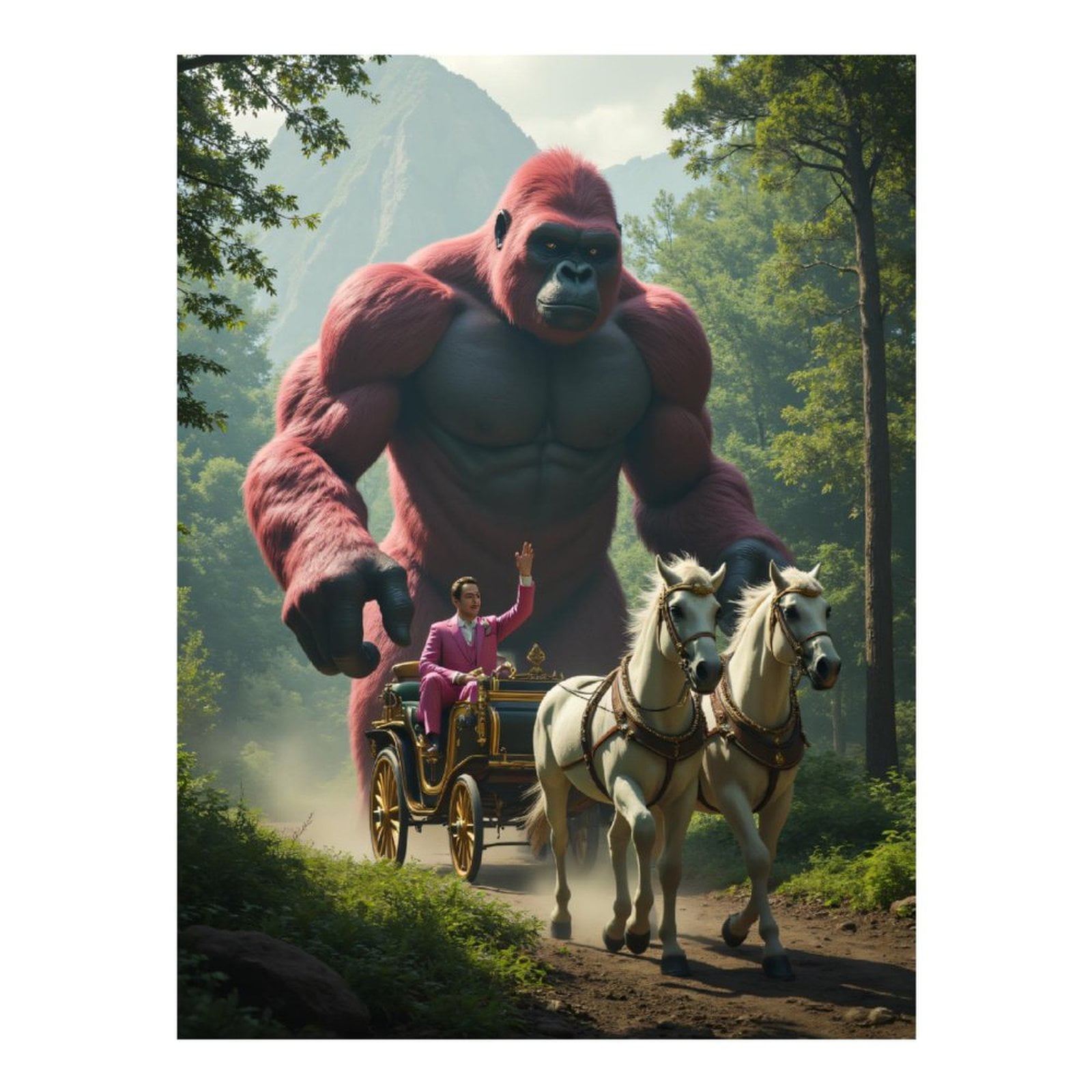 Diamond Art Kits for Adults - 5d Giant Gorilla Carriage Adventure ...