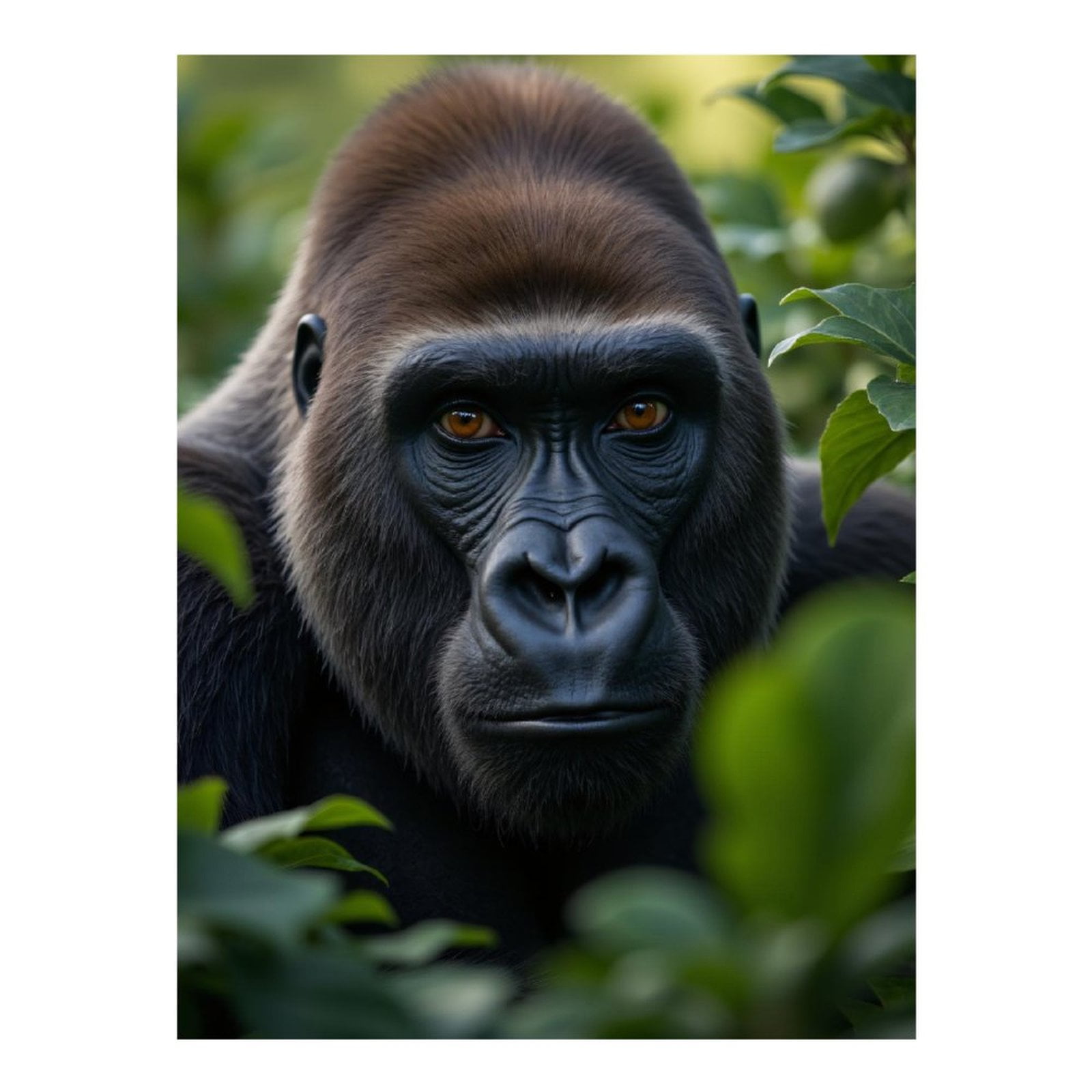 Diamond Art Kits for Adults - 5d Gorilla Jungle Intense Gaze Diamond ...