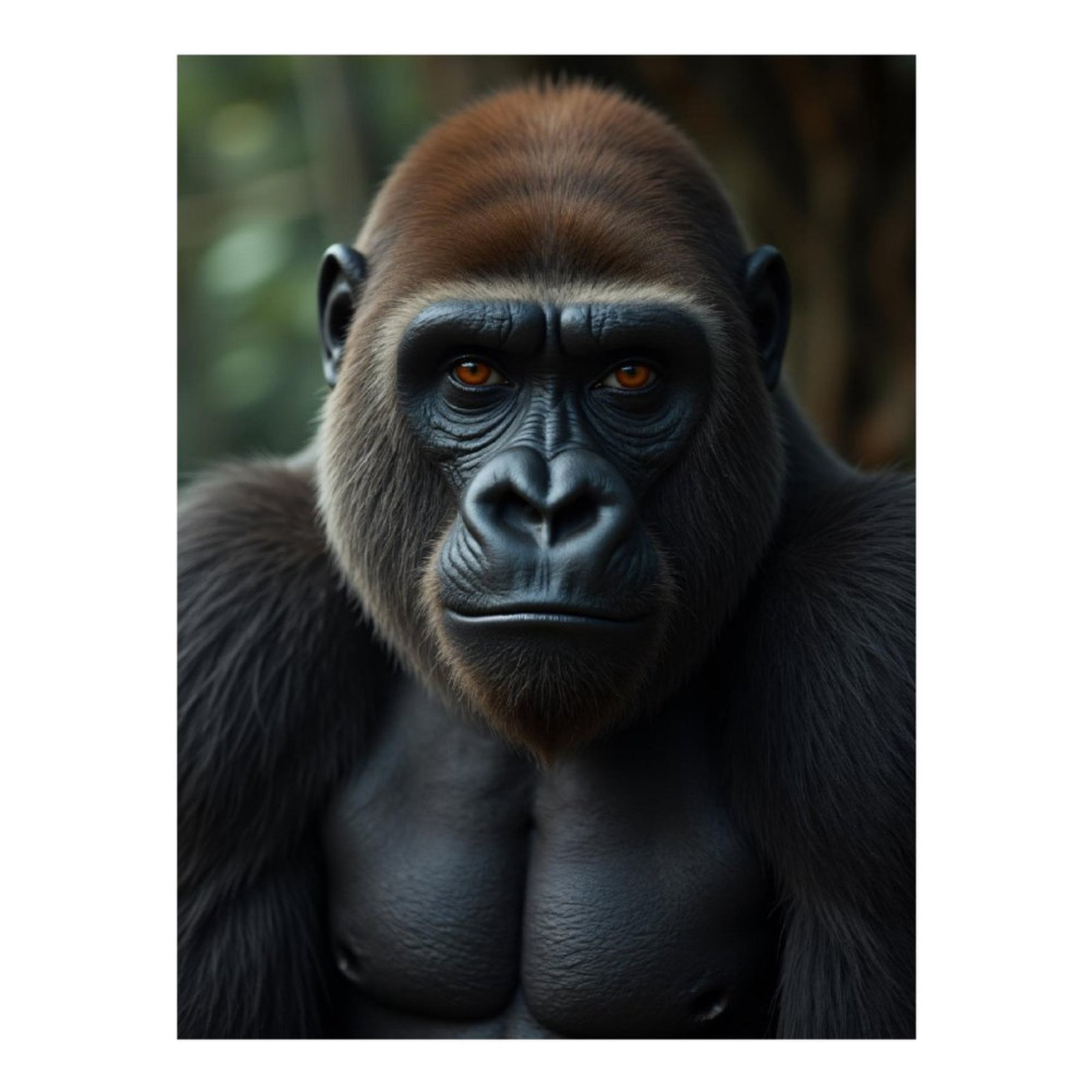Diamond Art Kits for Adults - 5d Gorilla Portrait Majestic Gaze Diamond ...
