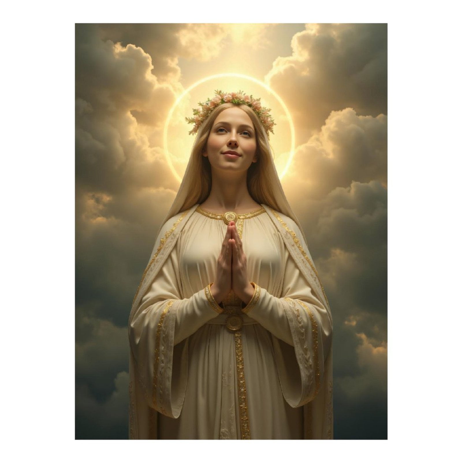 Diamond Art Kits for Adults - 5d Heavenly Light Serenity Gown Diamond ...